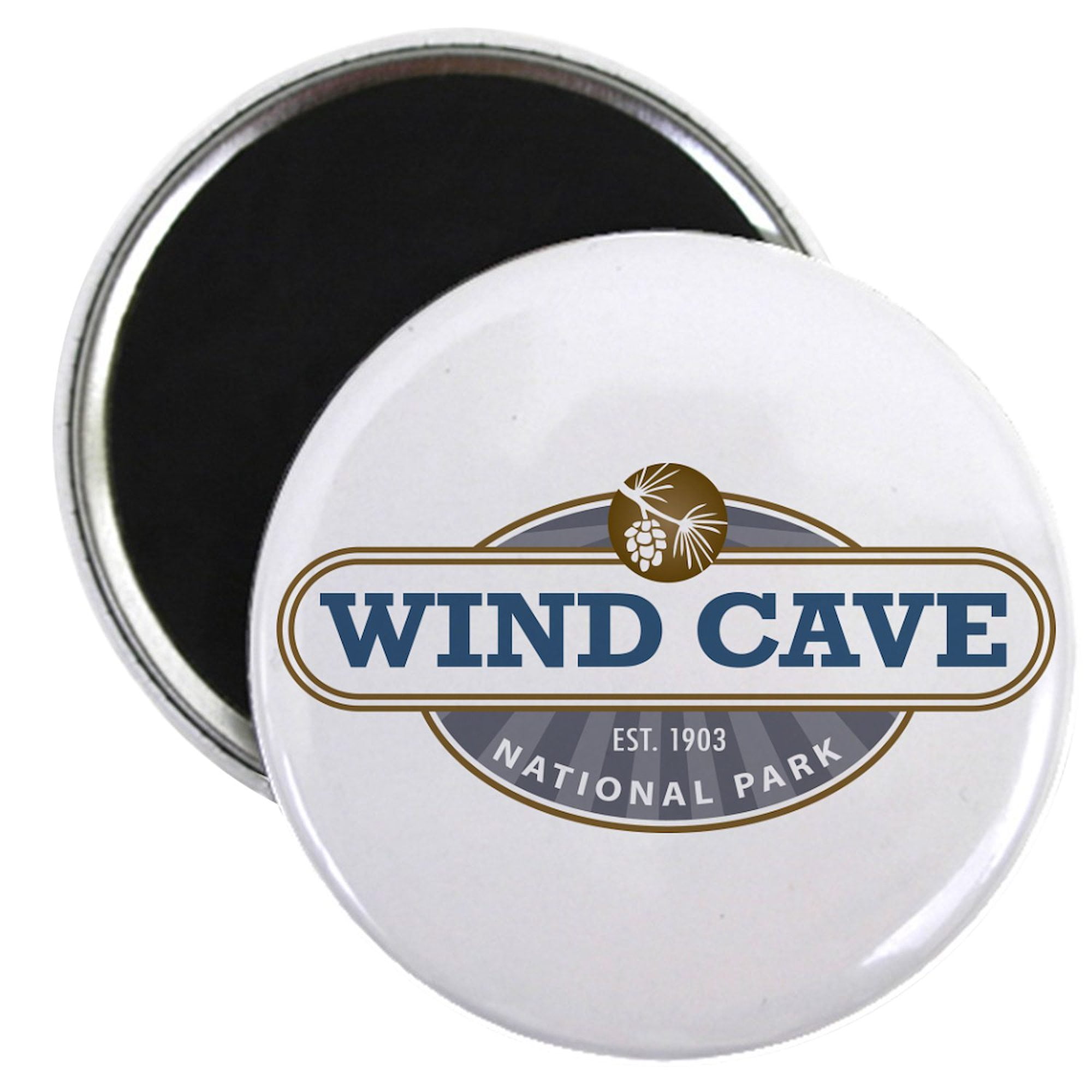 CafePress - Wind Cave National Park Magnets - 2.25" Round Magnet ...