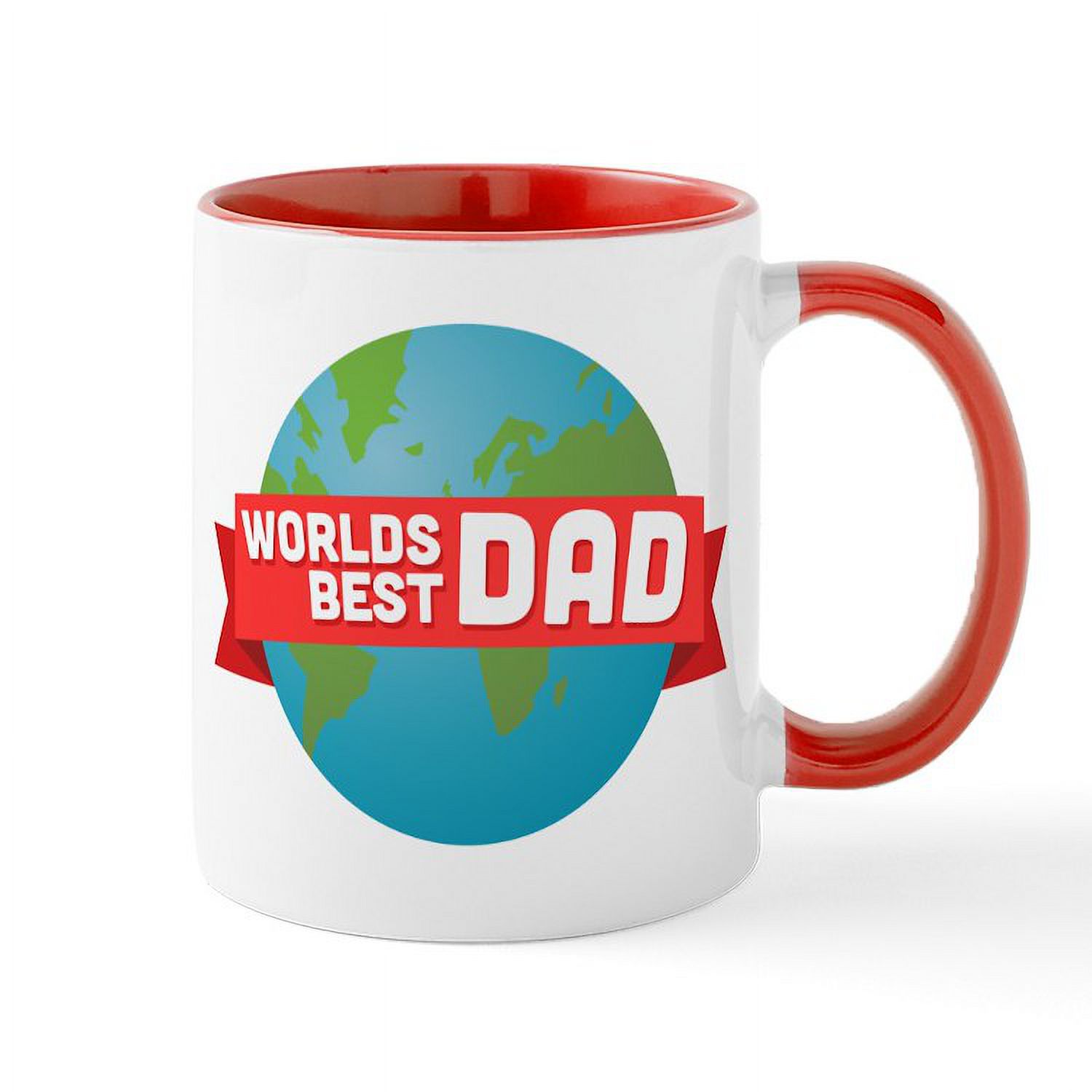 3dRose Phrase - Worlds Best Daddy - Ceramic Mug, 11-ounce - Walmart.com