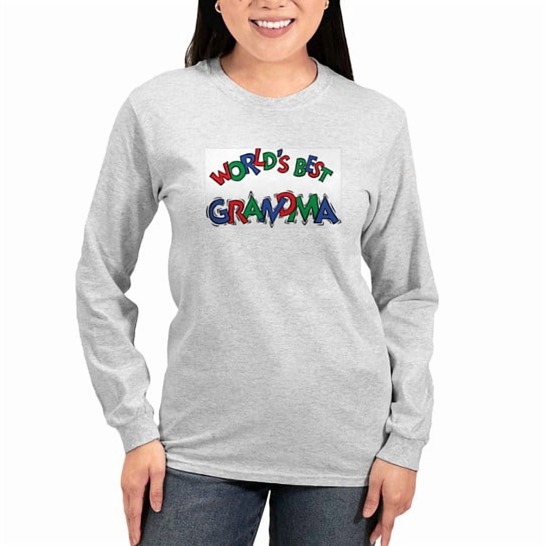 CafePress - World's Best Grandma Women's Long Sleeve T Shirt - Women's ...