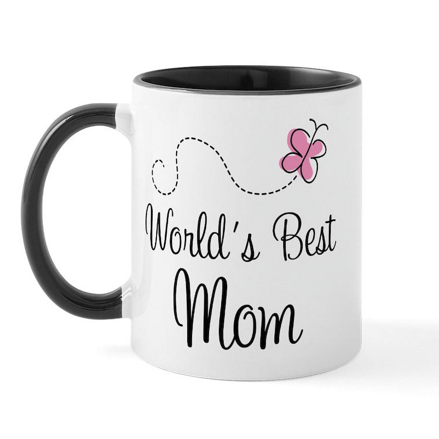CafePress - World's Best Mom Mug - 11 oz Ceramic Mug - Novelty Coffee ...