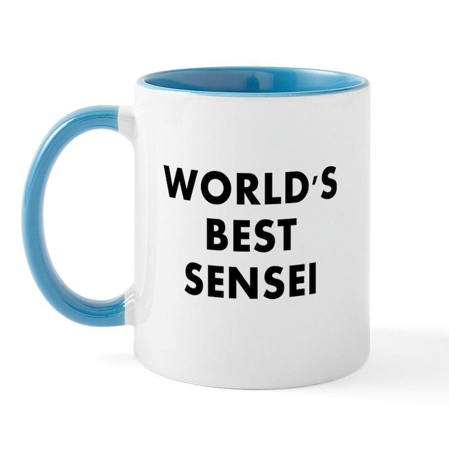 CafePress - World's Best Sensei Mugs - 11 oz Ceramic Mug - Novelty ...