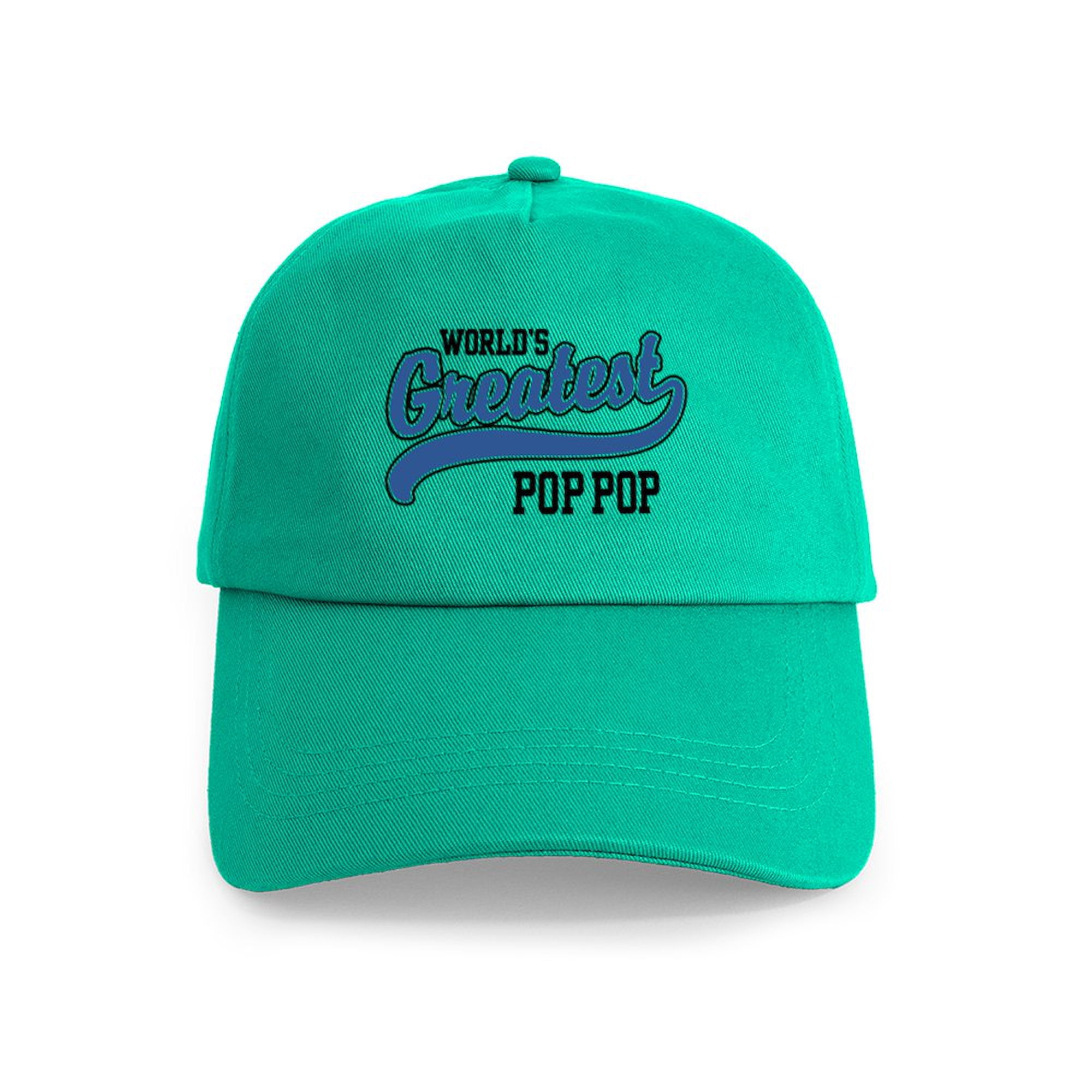 CafePress - World's Greatest Pop Pop Cap - Adjustable 100% Brushed ...