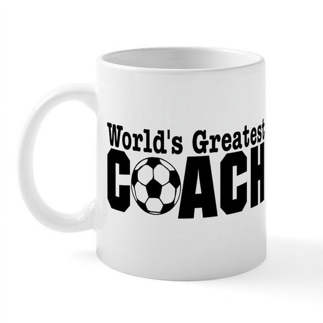 CafePress - World's Greatest Soccer Coach Mug - 11 oz Ceramic Mug ...