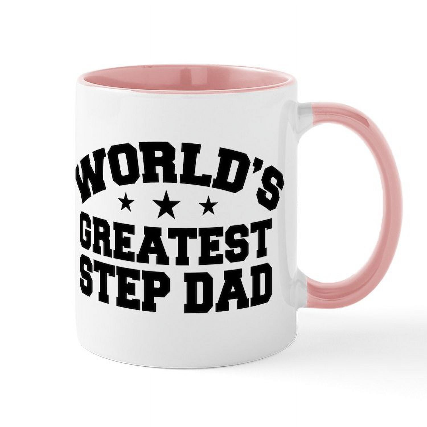 CafePress - World's Greatest Step Dad Mug - 11 oz Ceramic Mug - Novelty ...