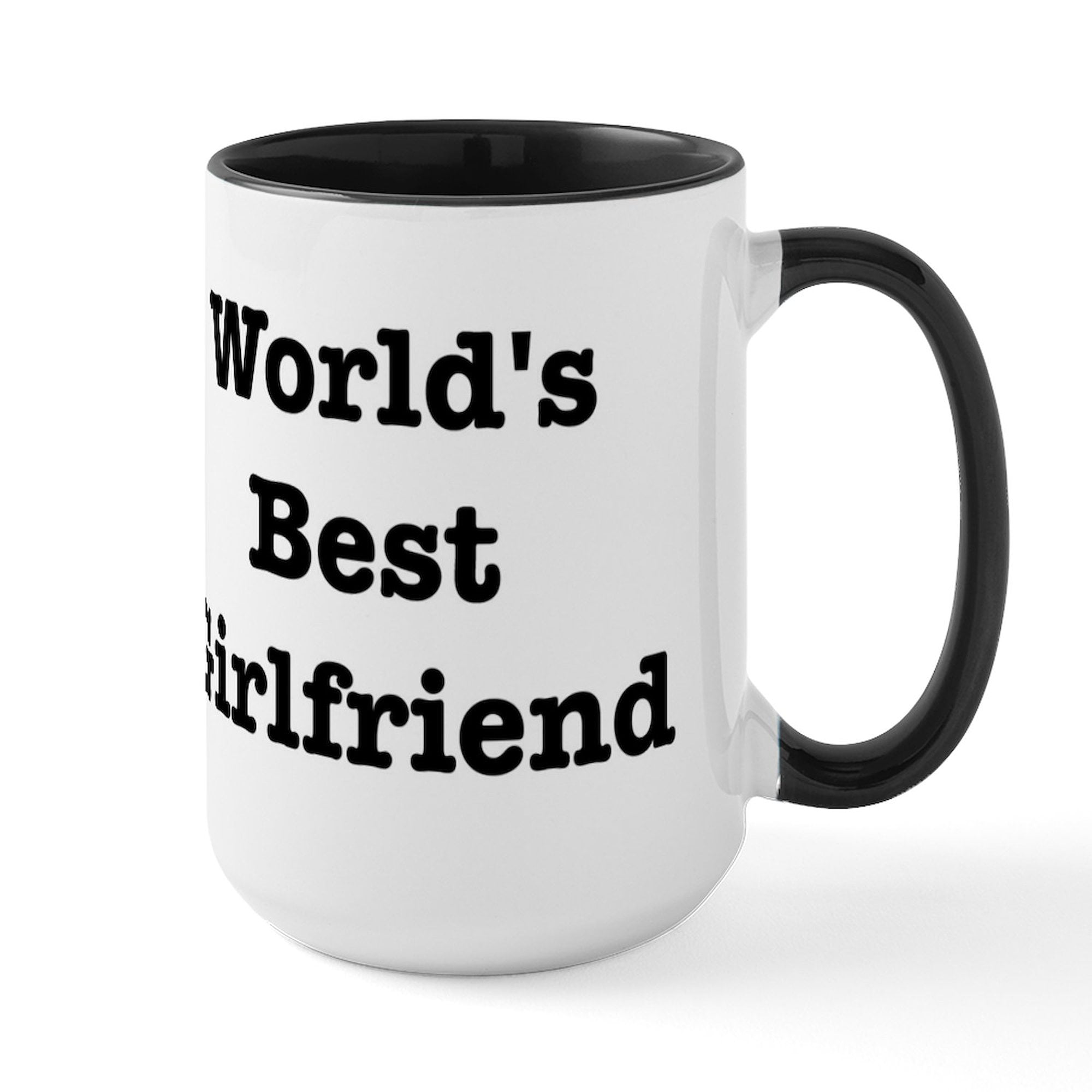 CafePress - Worlds Best Girlfriend Large Mug - 15 oz Ceramic Large ...