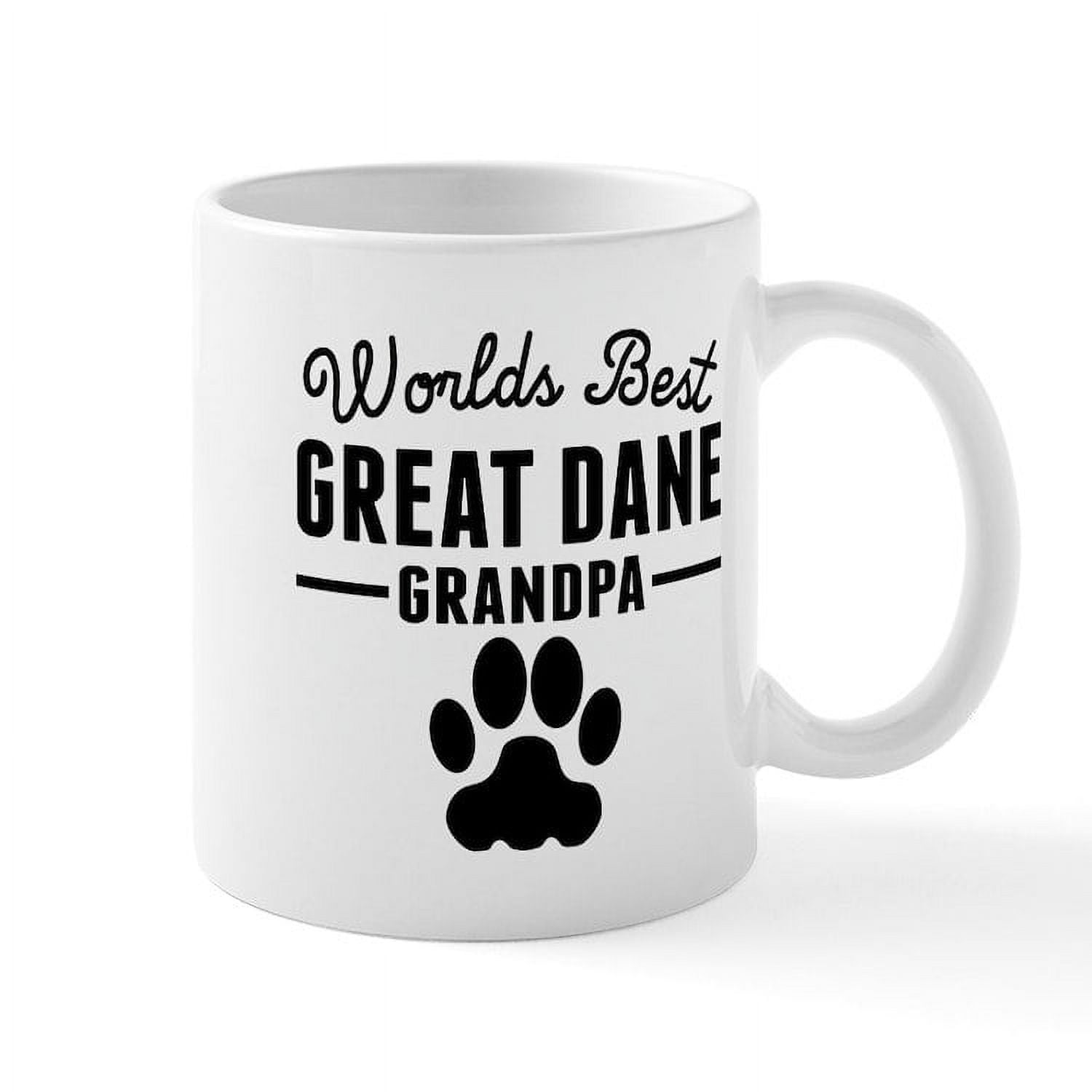 CafePress - Worlds Best Great Dane Grandpa Mugs - 11 oz Ceramic Mug ...