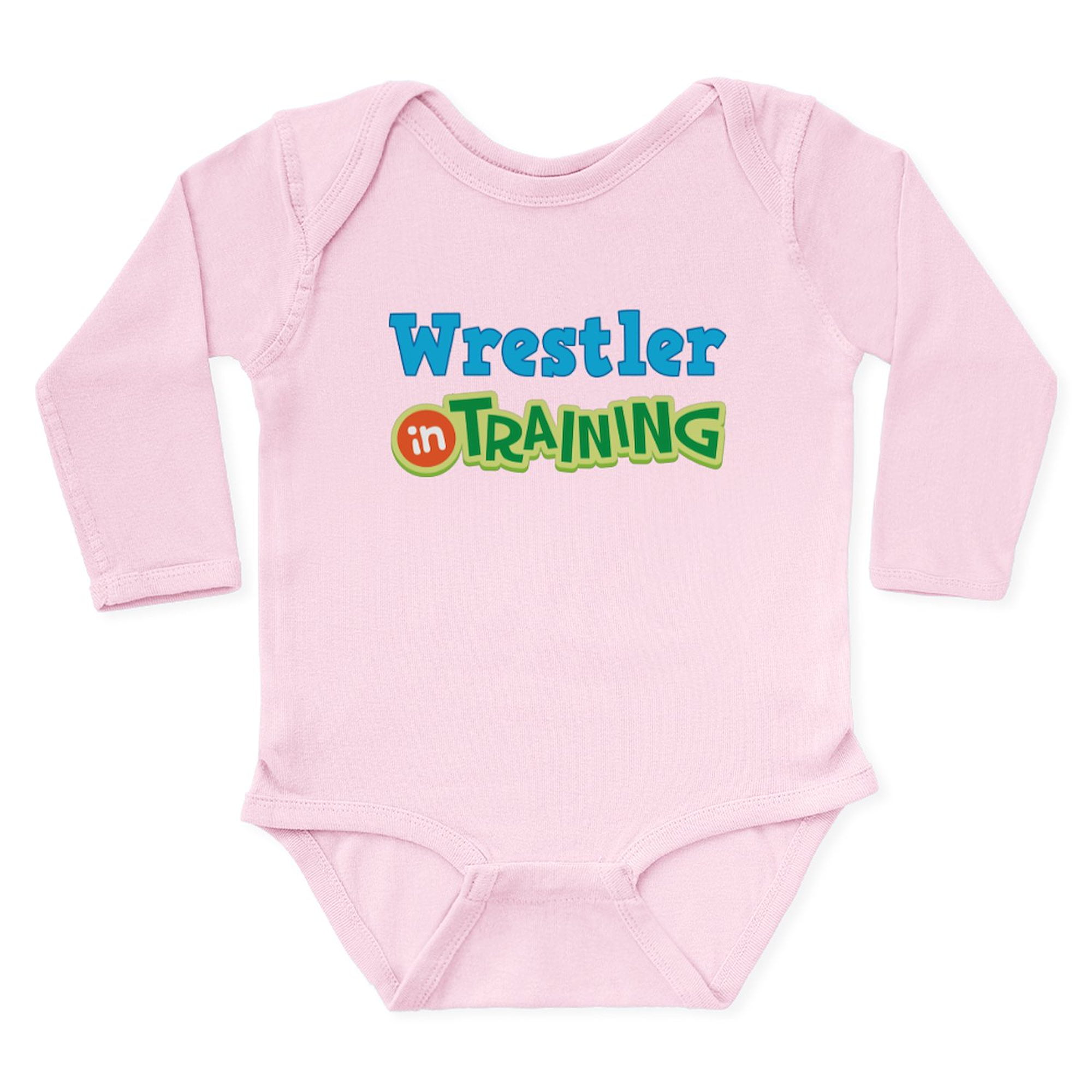 CafePress - Wrestler In Training Body Suit - Long Sleeve Cotton Baby ...