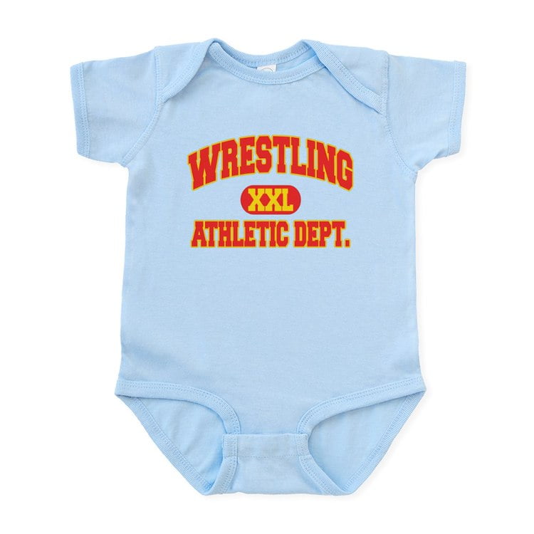 CafePress - Wrestling Infant Bodysuit - Baby Light Bodysuit, Size Newborn - 24 Months - Walmart.com