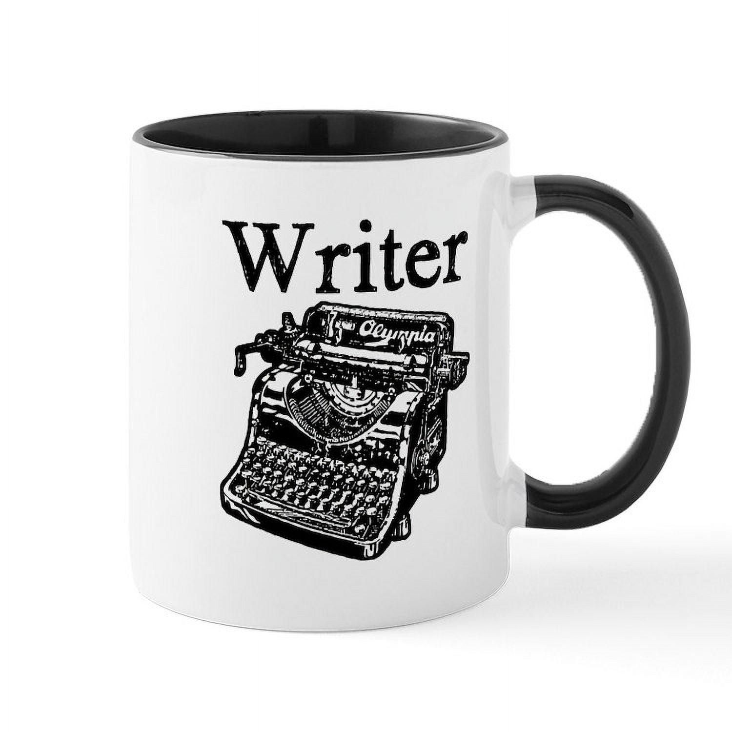 CafePress - Writer Typewriter 1 Mugs - 11 oz Ceramic Mug - Novelty ...