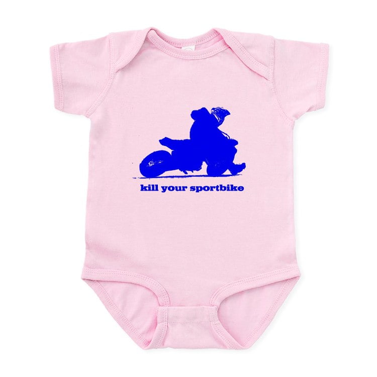 CafePress - Yamaha Blue Kill Your Sportbi Infant Bodysuit - Baby Light Bodysuit, Size Newborn ...