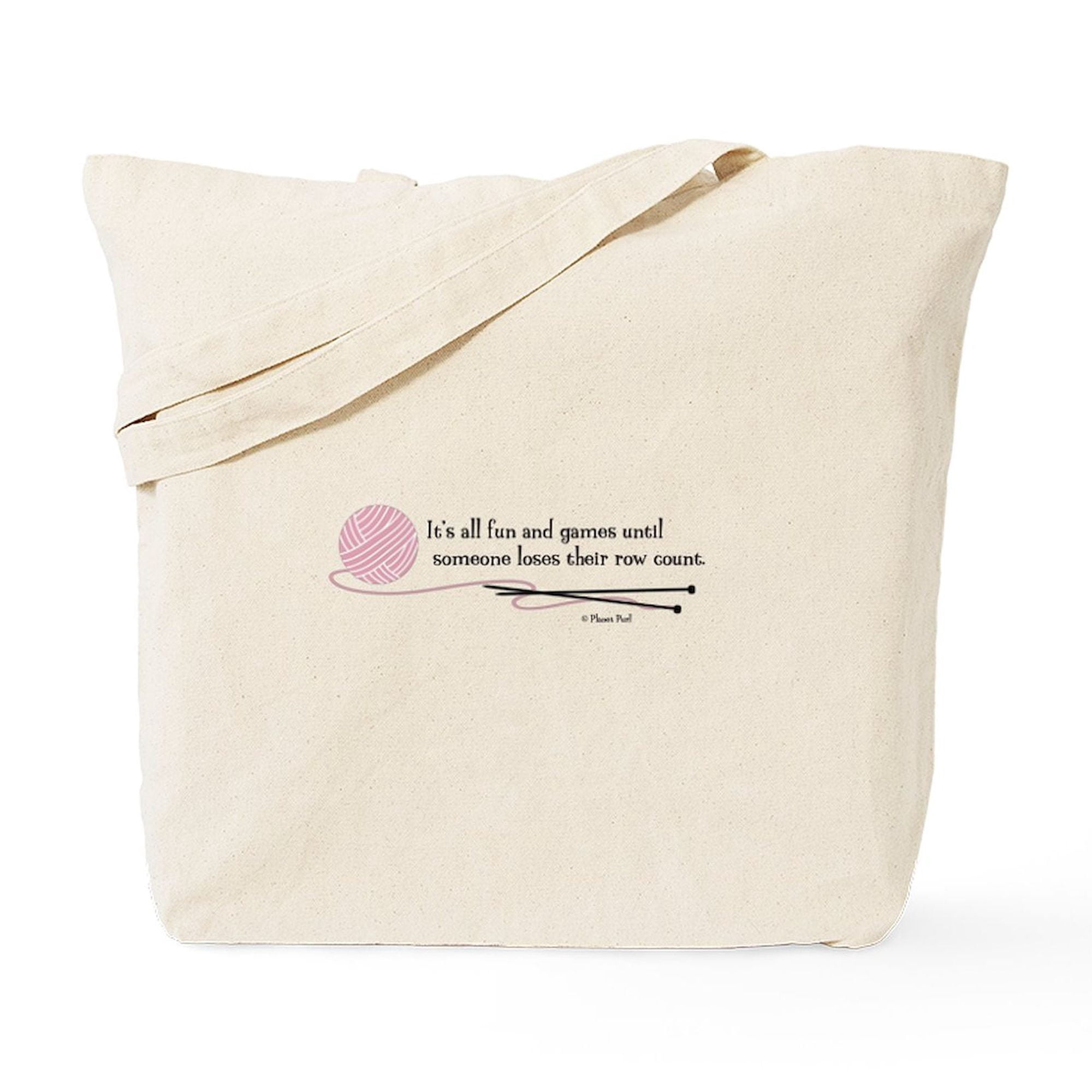 CafePress - Yarn Funny #7 Tote Bag - Unisex Canvas Tote Bag, Beige, 1 ...