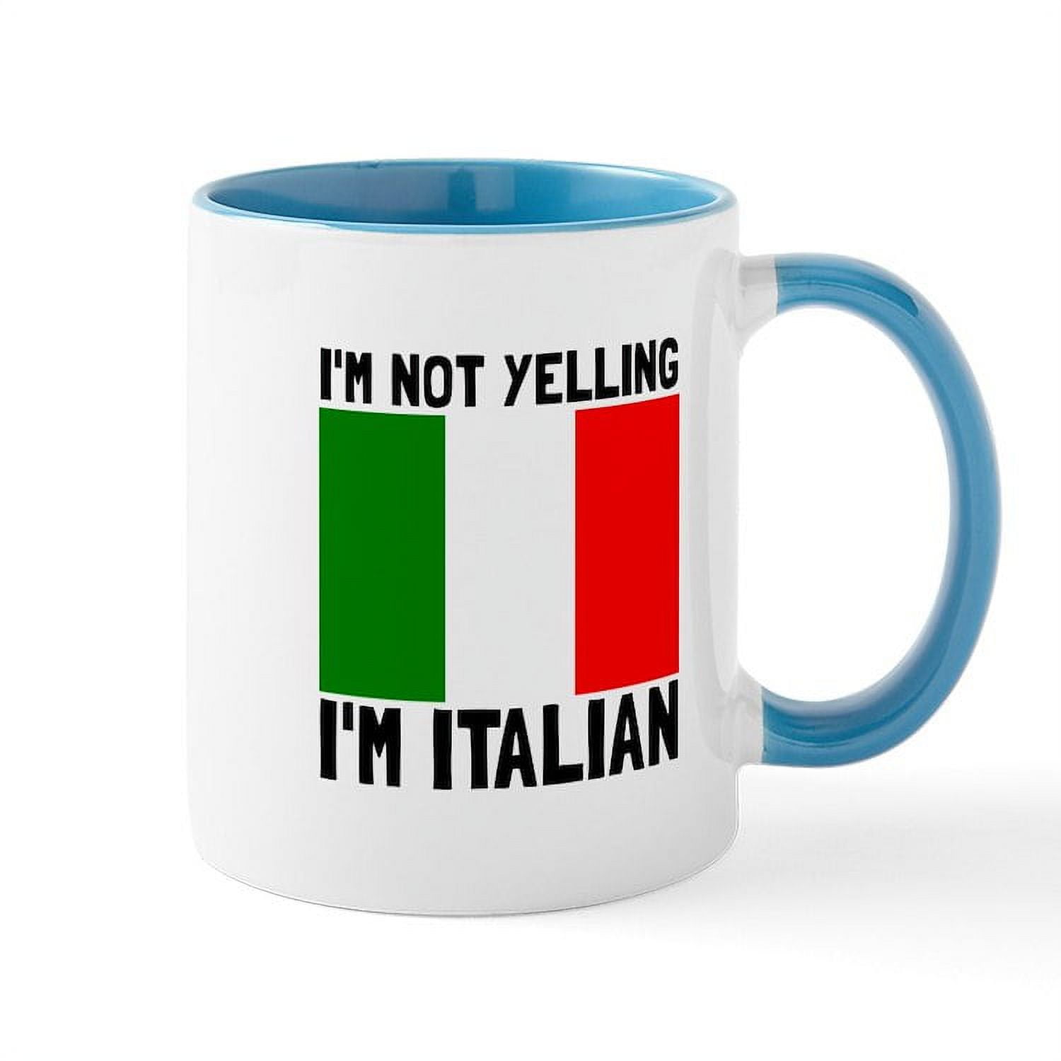 CafePress - Yelling Italian Mugs - 11 oz Ceramic Mug - Novelty Coffee ...