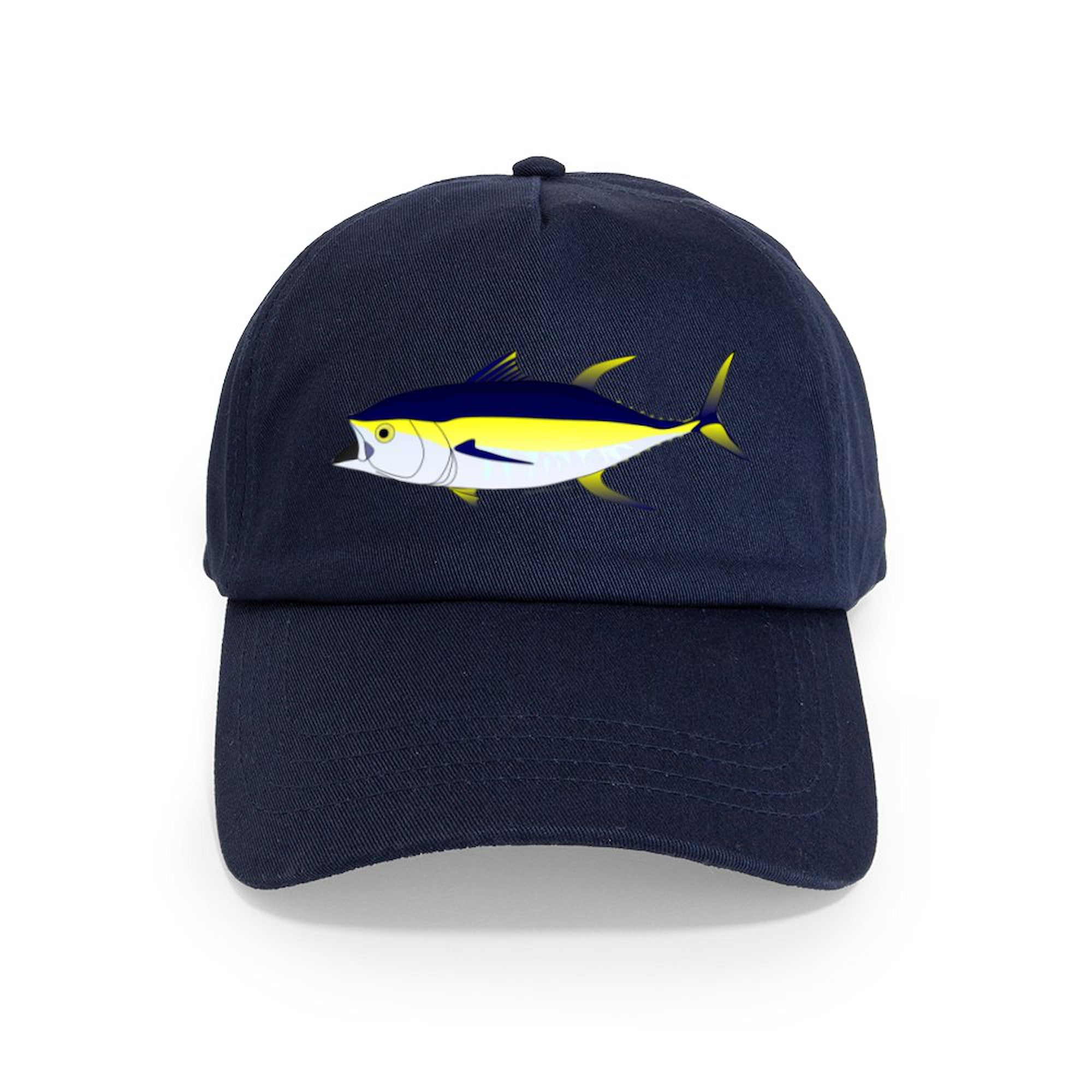 CafePress - Yellowfin Tuna (Allison Tuna) Cap - Adjustable 100% Brushed ...