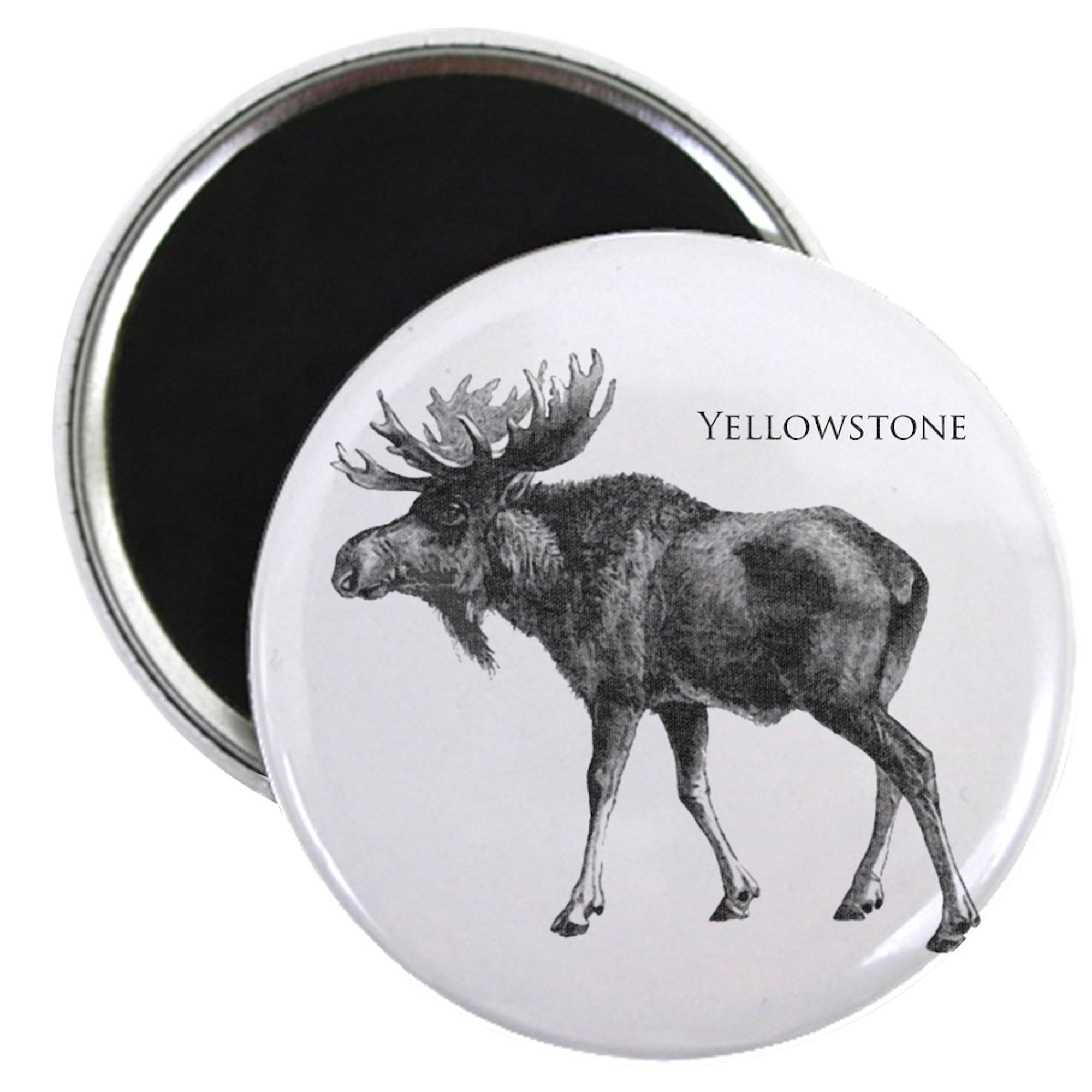 CafePress - Yellowstone Magnet - 2.25" Round Magnet, Refrigerator ...