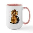 CafePress - Yorkie Classic Large Mug - 15 oz Ceramic Large White ...