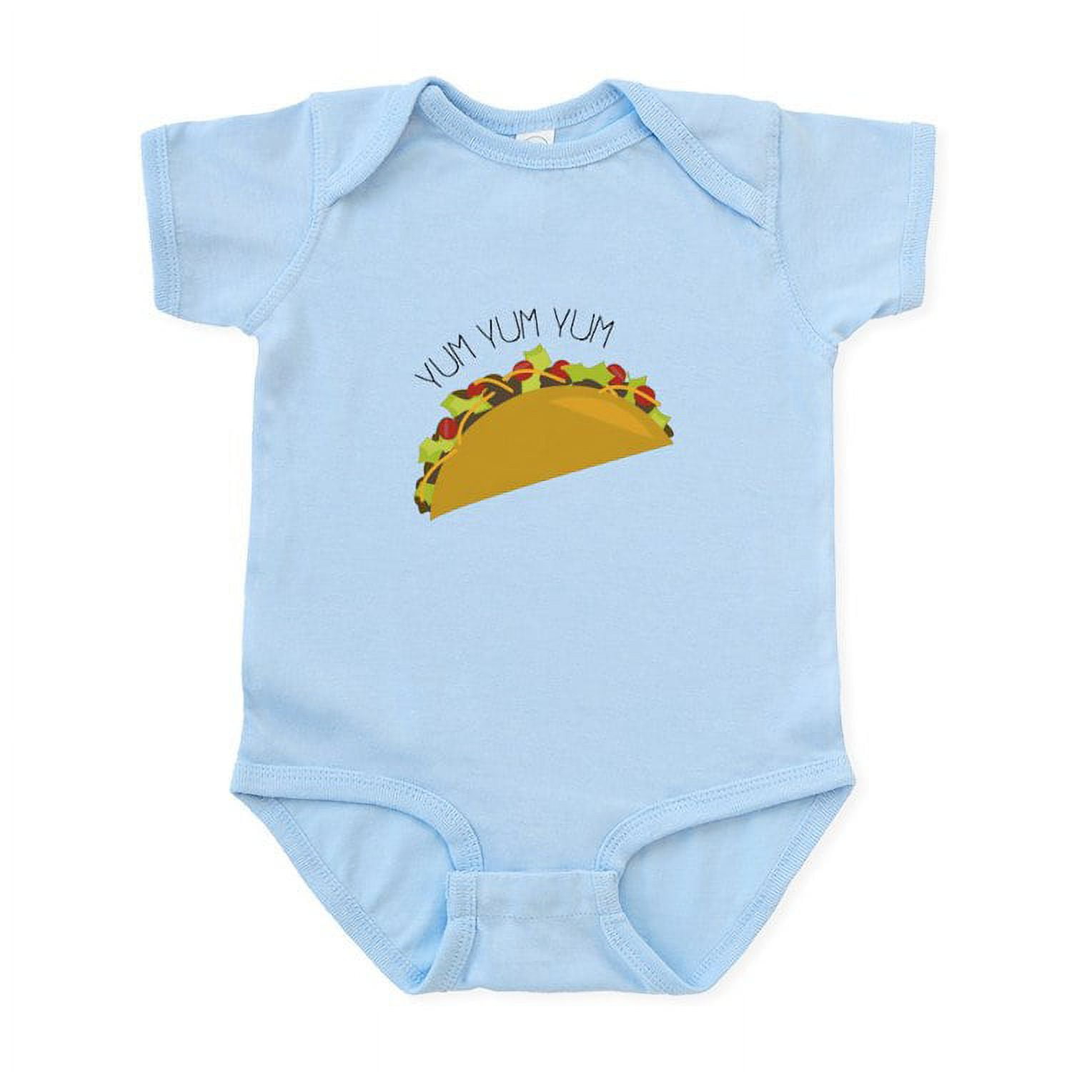 CafePress - Yum Yum Body Suit - Baby Light Bodysuit, Size Newborn - 24 ...