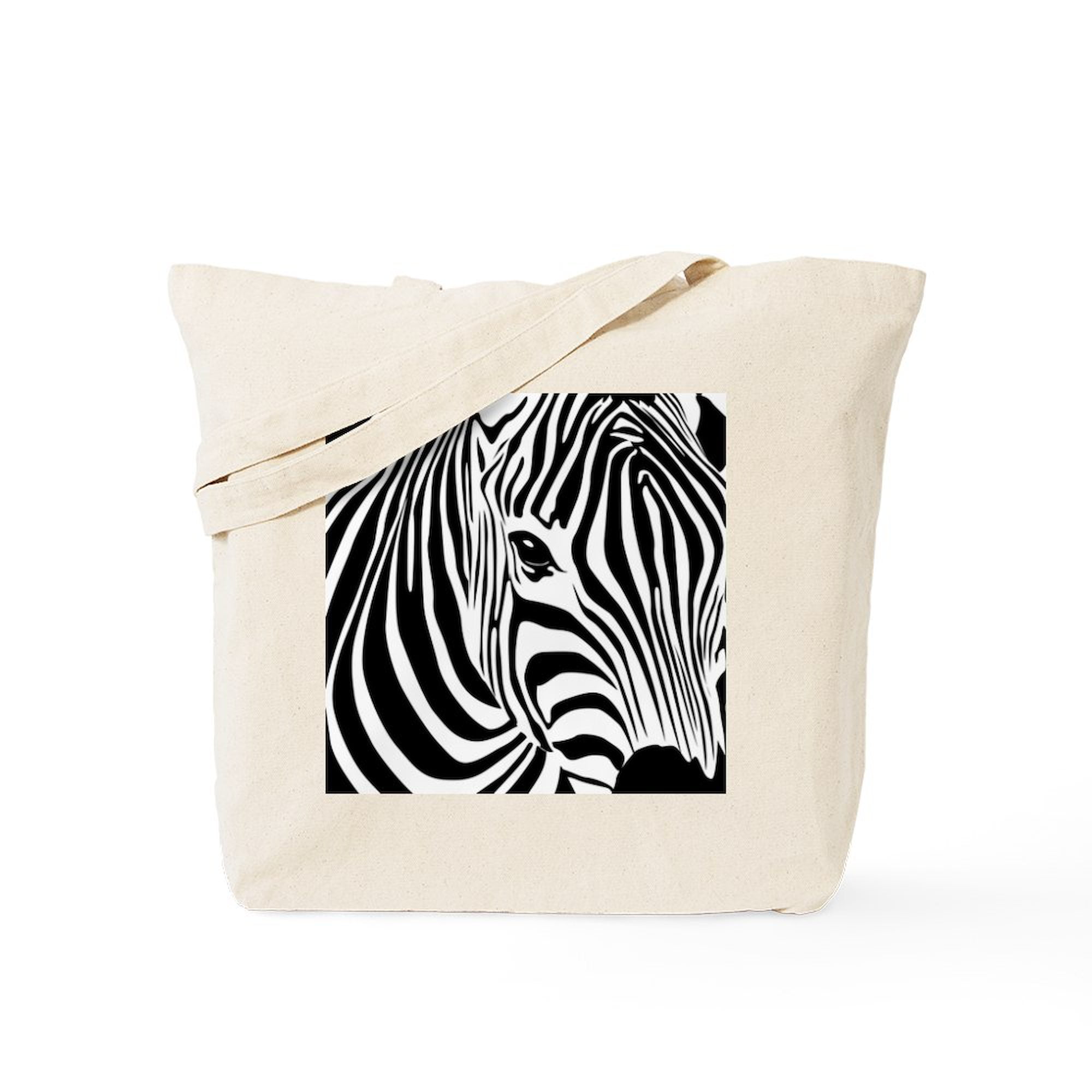 CafePress - Zebra Print Tote Bag - Unisex Canvas Tote Bag, Beige, 1 ...
