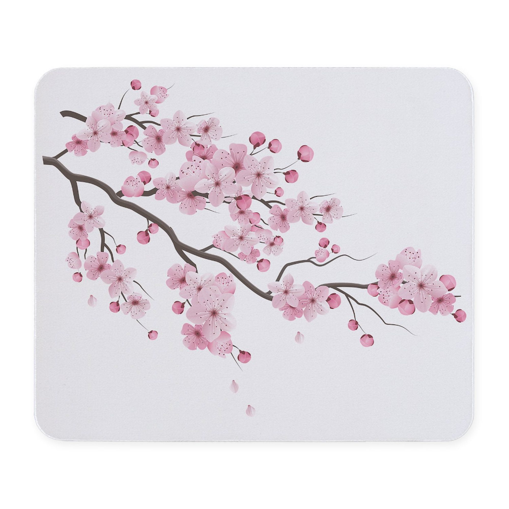 CafePress - Zen Japanese Sakura Flowers Pink Cherry Blossom - Non-slip ...