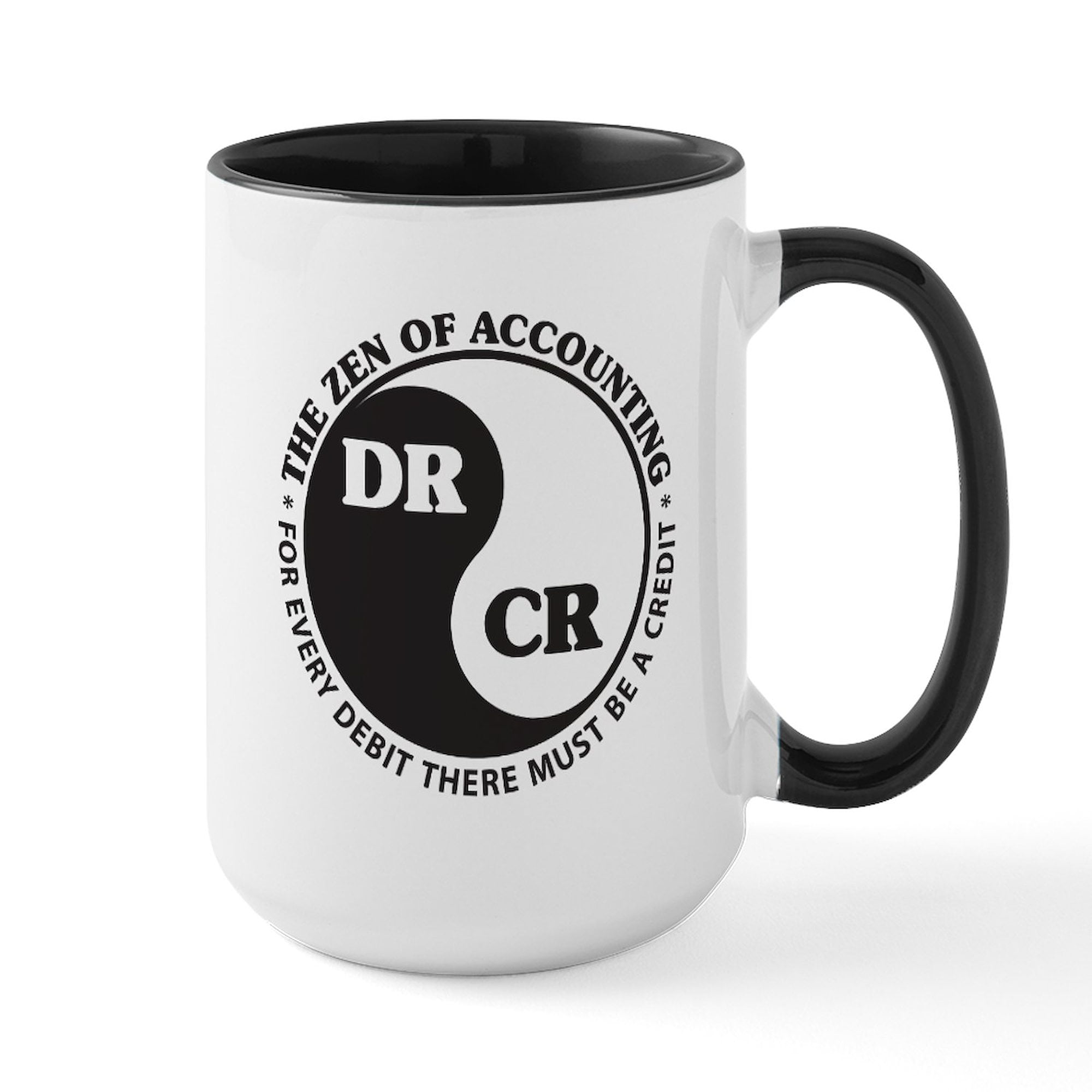 CafePress - Zen Of Accounting Mugs - 15 oz Ceramic Large White Novelty ...