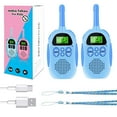 Caferria Rechargeable Walkie Talkies for Kids, 2 Way Radio, 3 KM Long ...