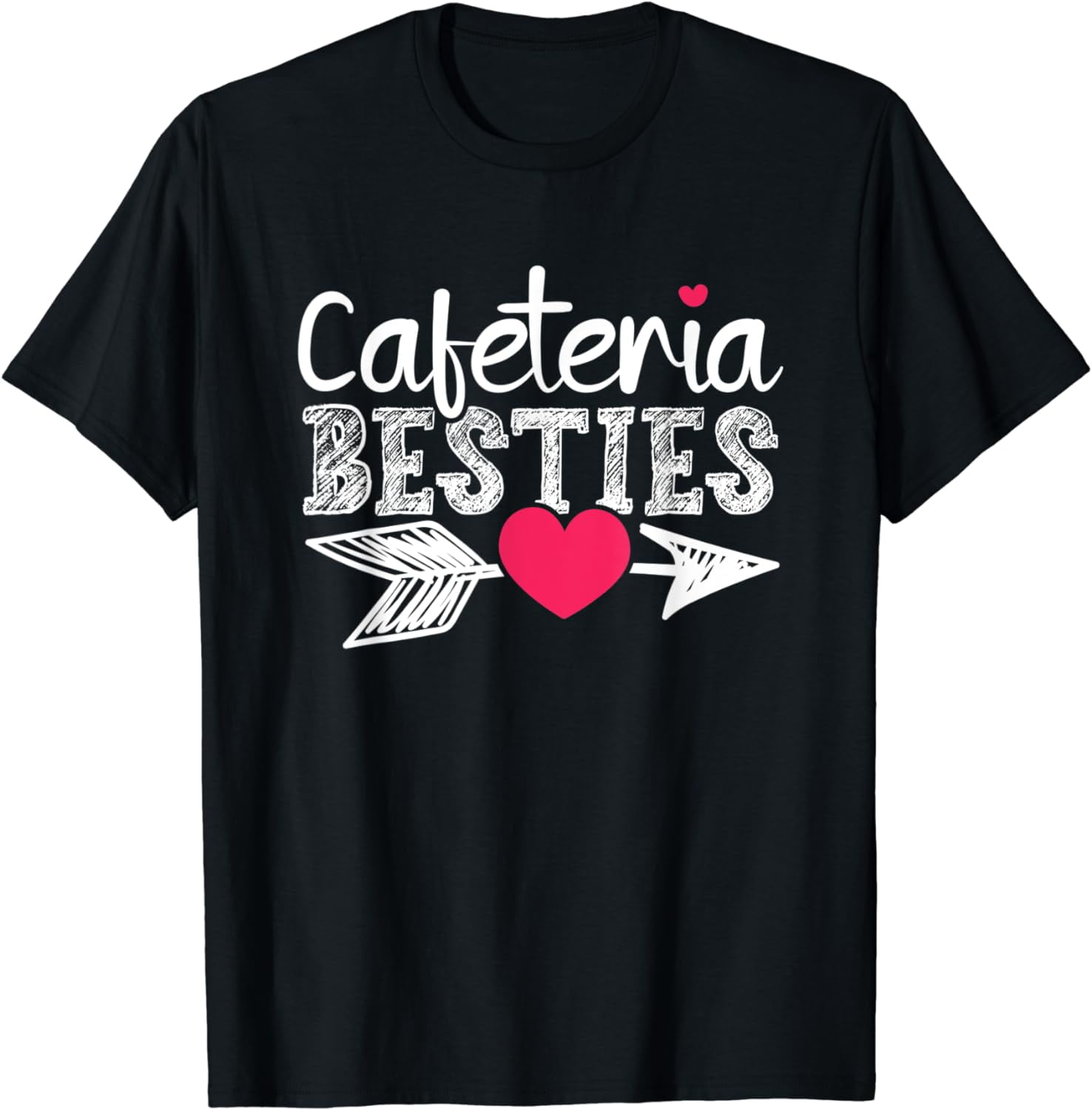 Cafeteria Besties Crew Squad School Lunch Lady Worker T-Shirt - Walmart.com