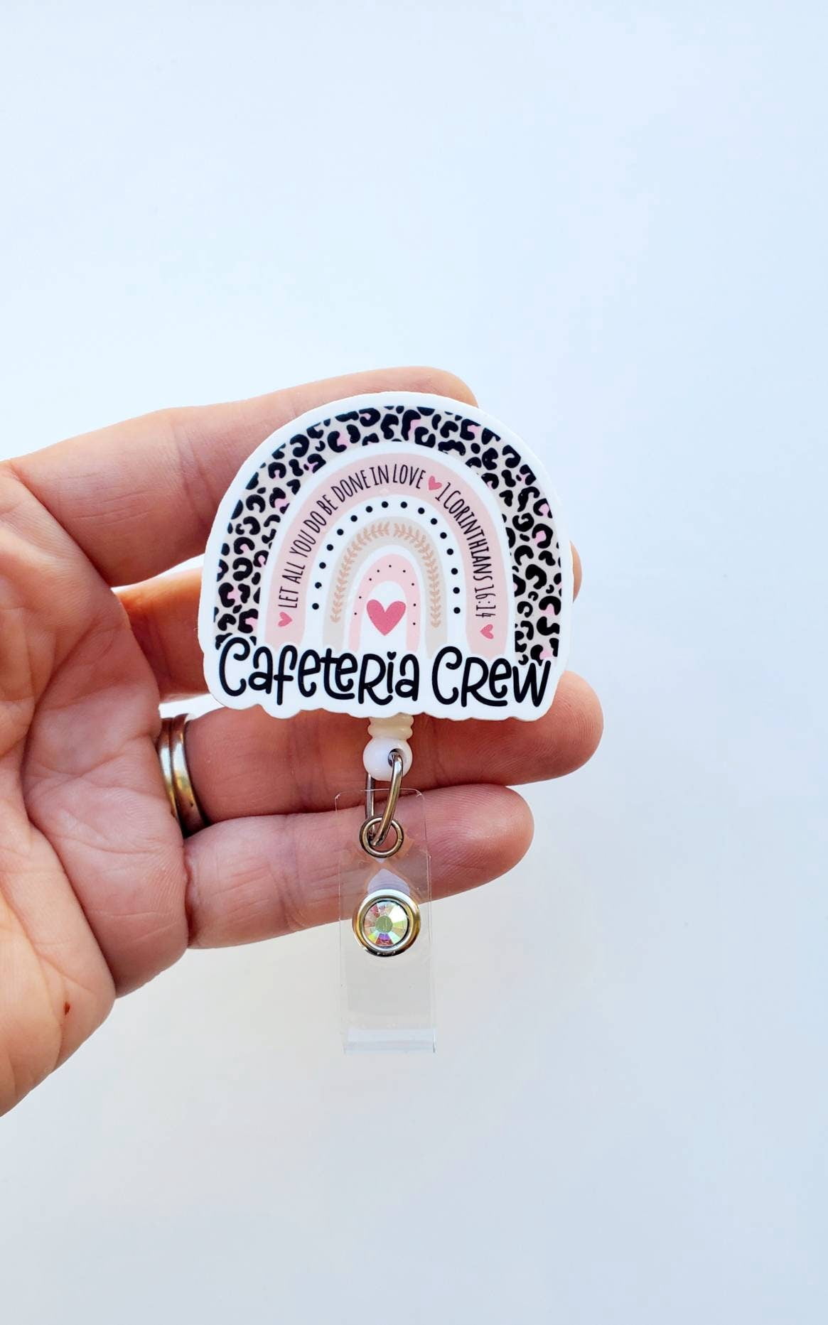 Cafeteria Crew Badge Reel | Cafeteria ID Badge | Retractable Badge Reel ...