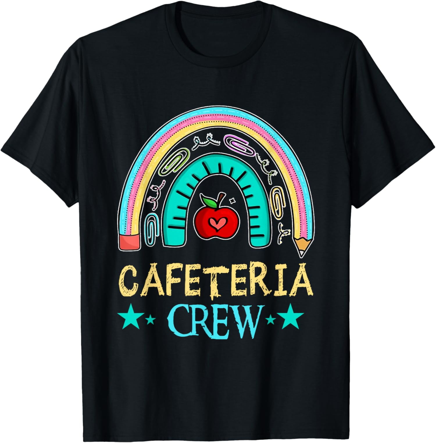 Cafeteria Crew School Lunch Lady Appreciation Back To School T-Shirt ...