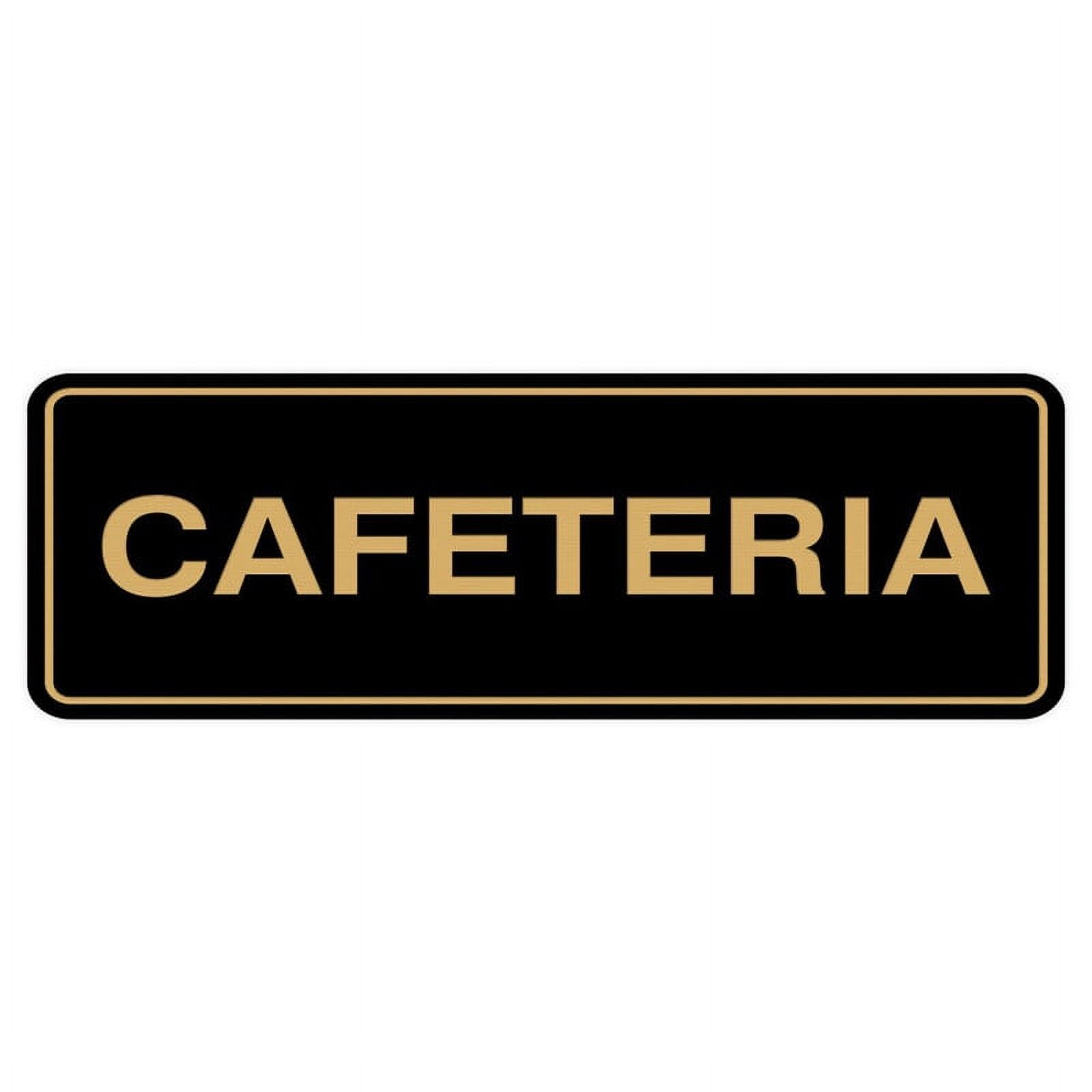 Cafeteria Door Wall Sign Sign,Acrylic Sign Safety Informative Sign With ...