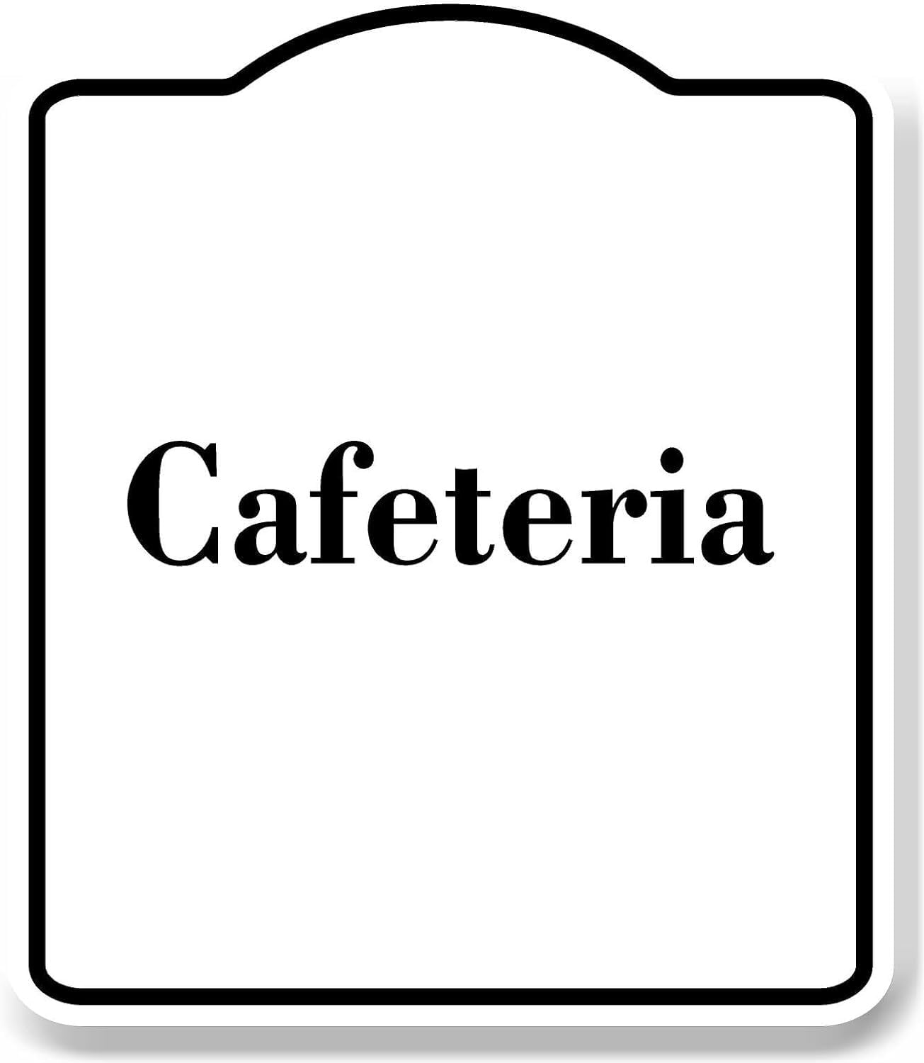 Cafeteria WB Aluminum Composite Sign 20''x24'' - Walmart.com
