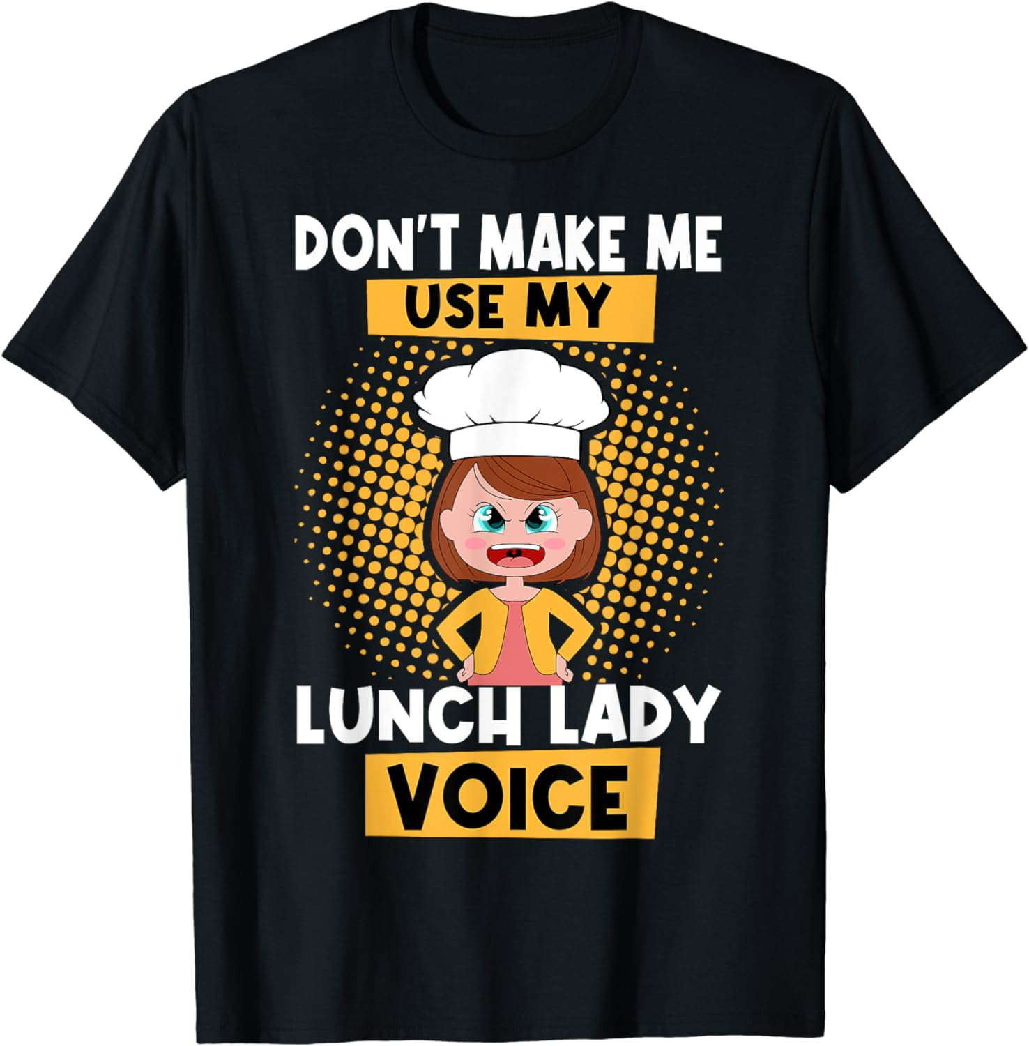 Cafeteria Worker Lunch Lady Voice Food Service Crew T-Shirt - Walmart.com