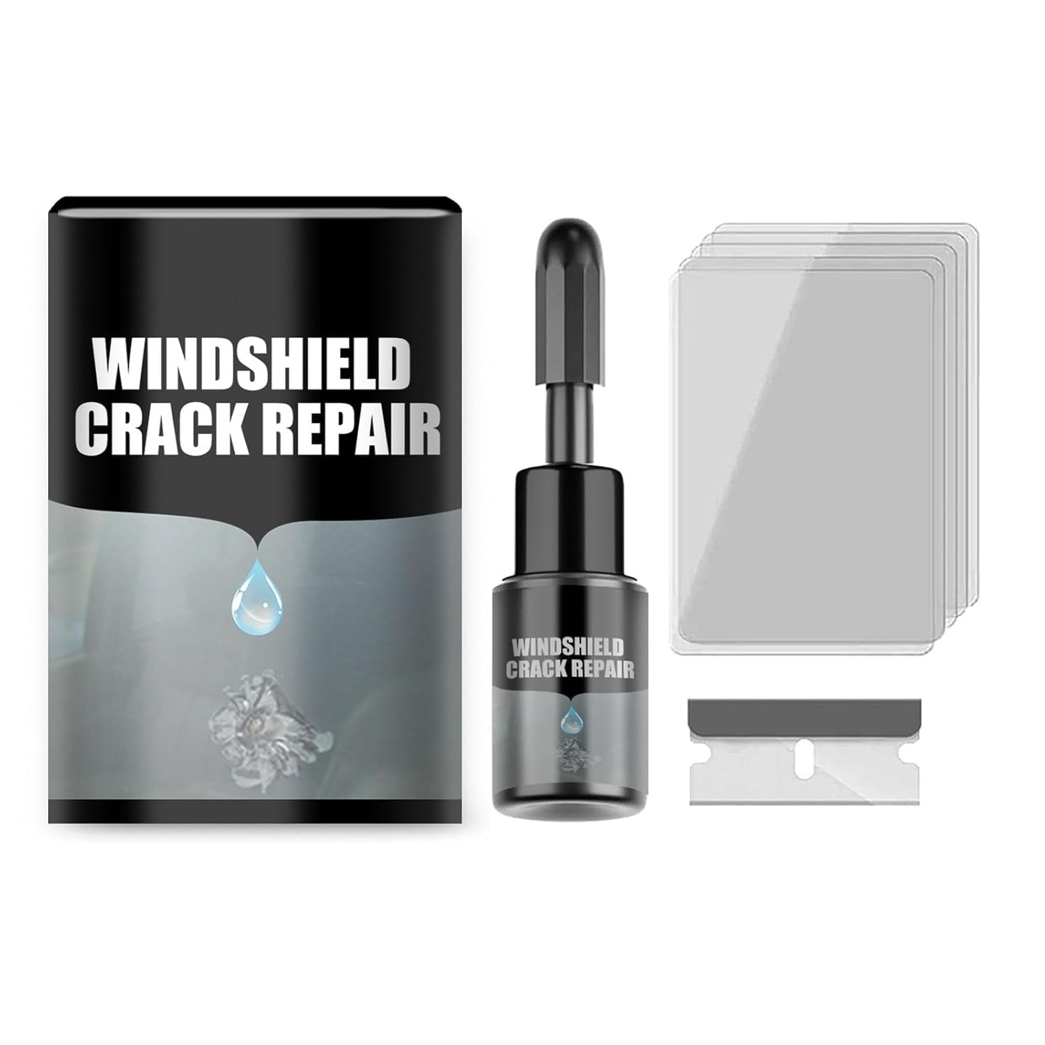 Cafeteriam Glass Repair Kit, Cracks Gone Glass Repair Kit, Repairs ...