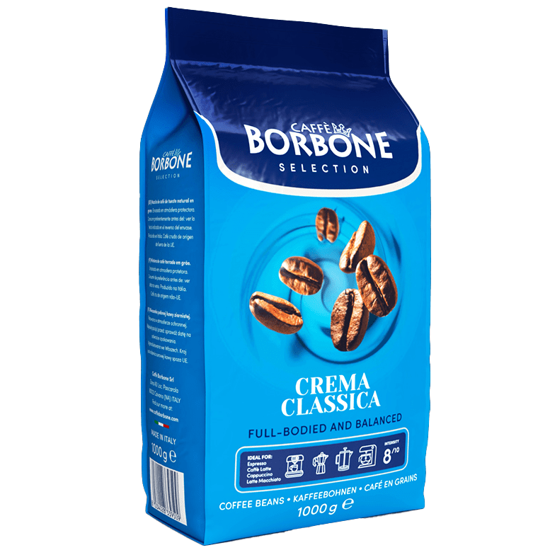 Caffè Borbone Crema Classica Medium Espresso Roast Whole Bean Coffee ...