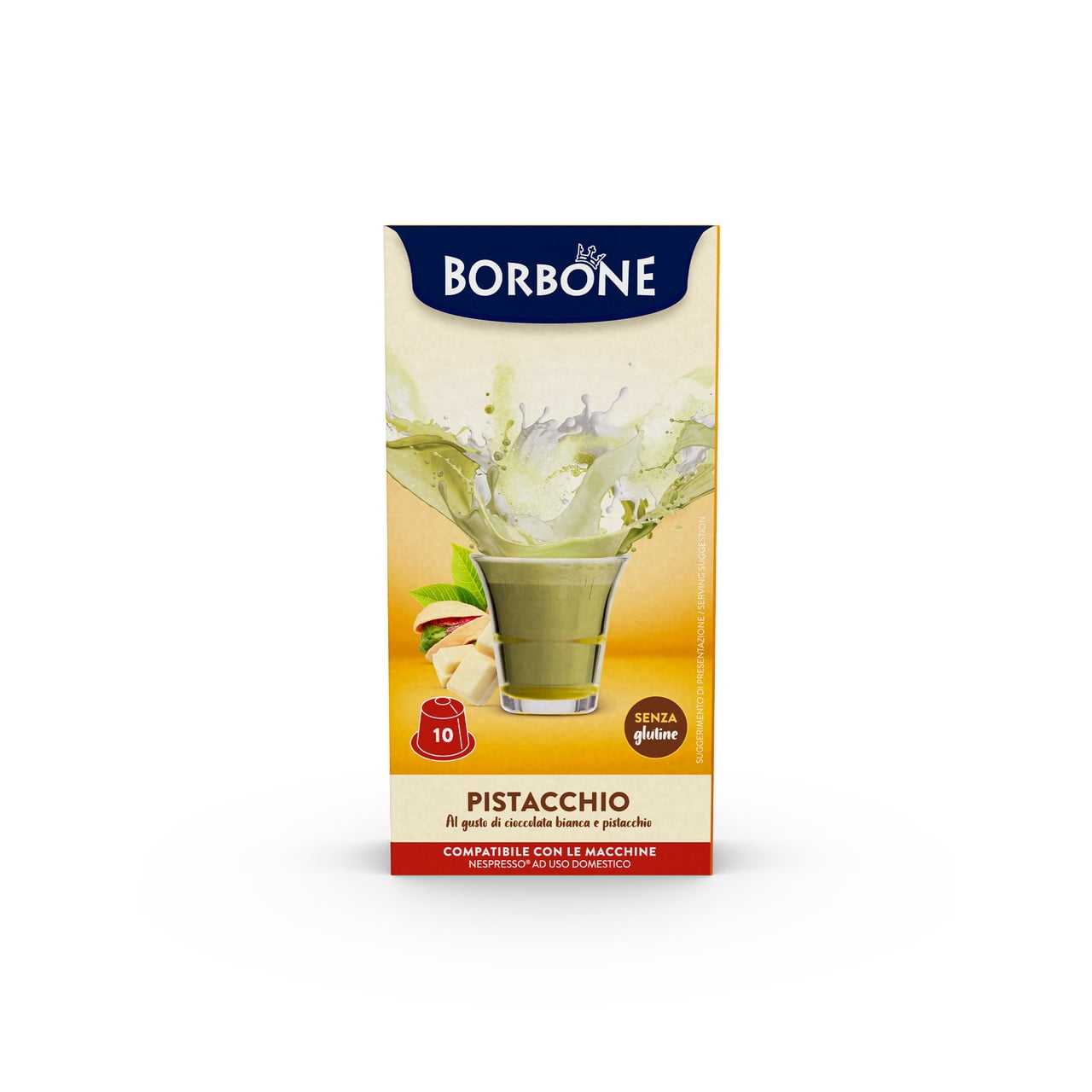 Caffè Borbone Pistachio and White Chocolate Flavored Drink, Nespresso ...