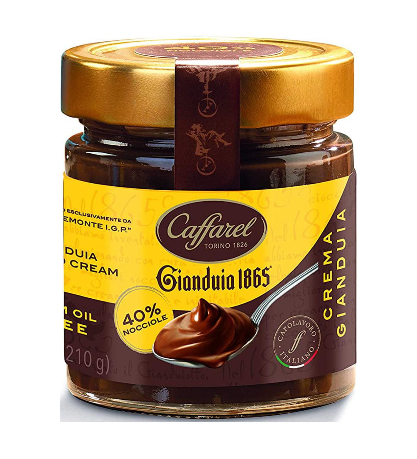 Caffarel Gianduia Cream Hazelnut Spread 210gr - Walmart.com