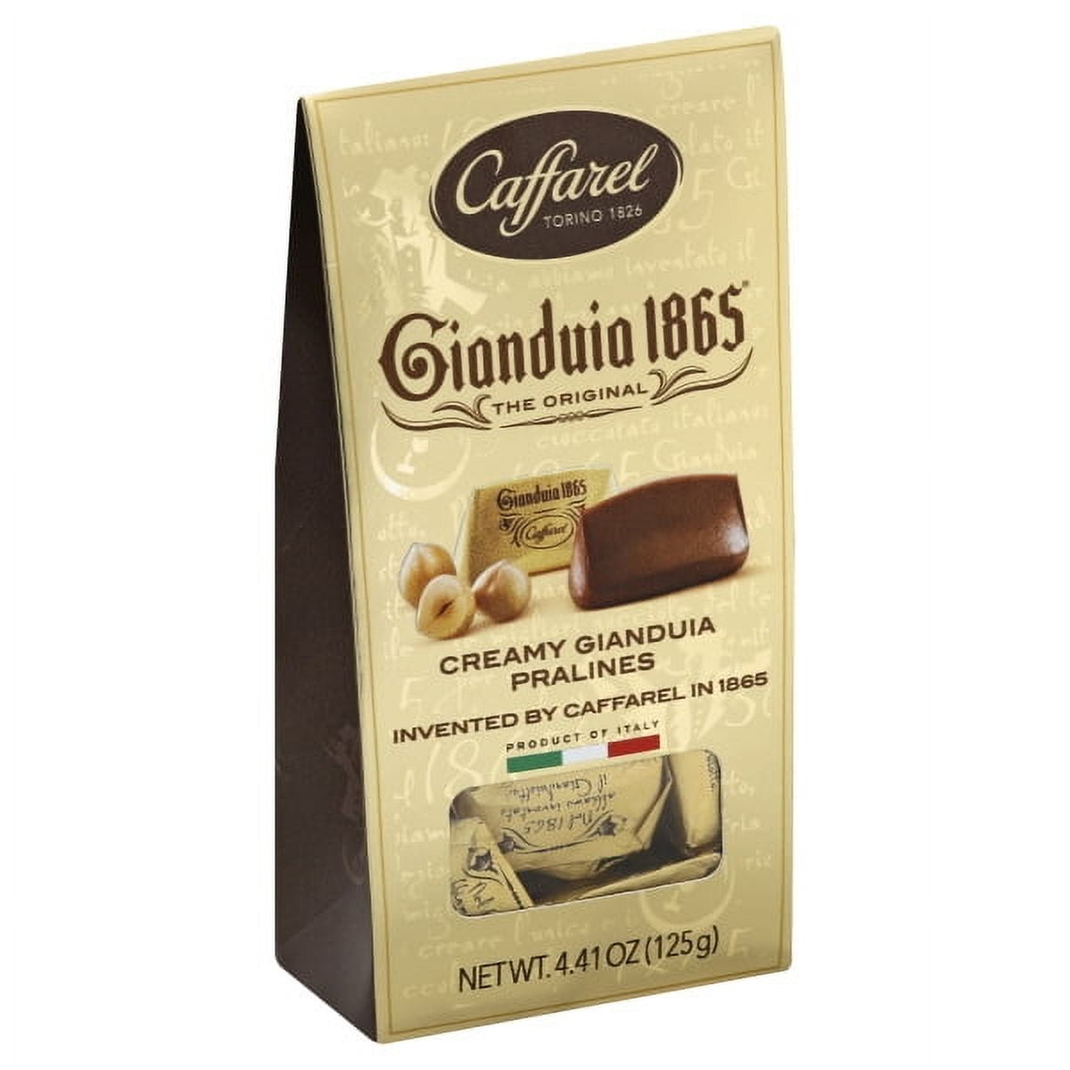 Caffarel - Gianduia Hazelnut Chocolate 1865 Ballotin 4.41 Oz (125g) - Walmart.com