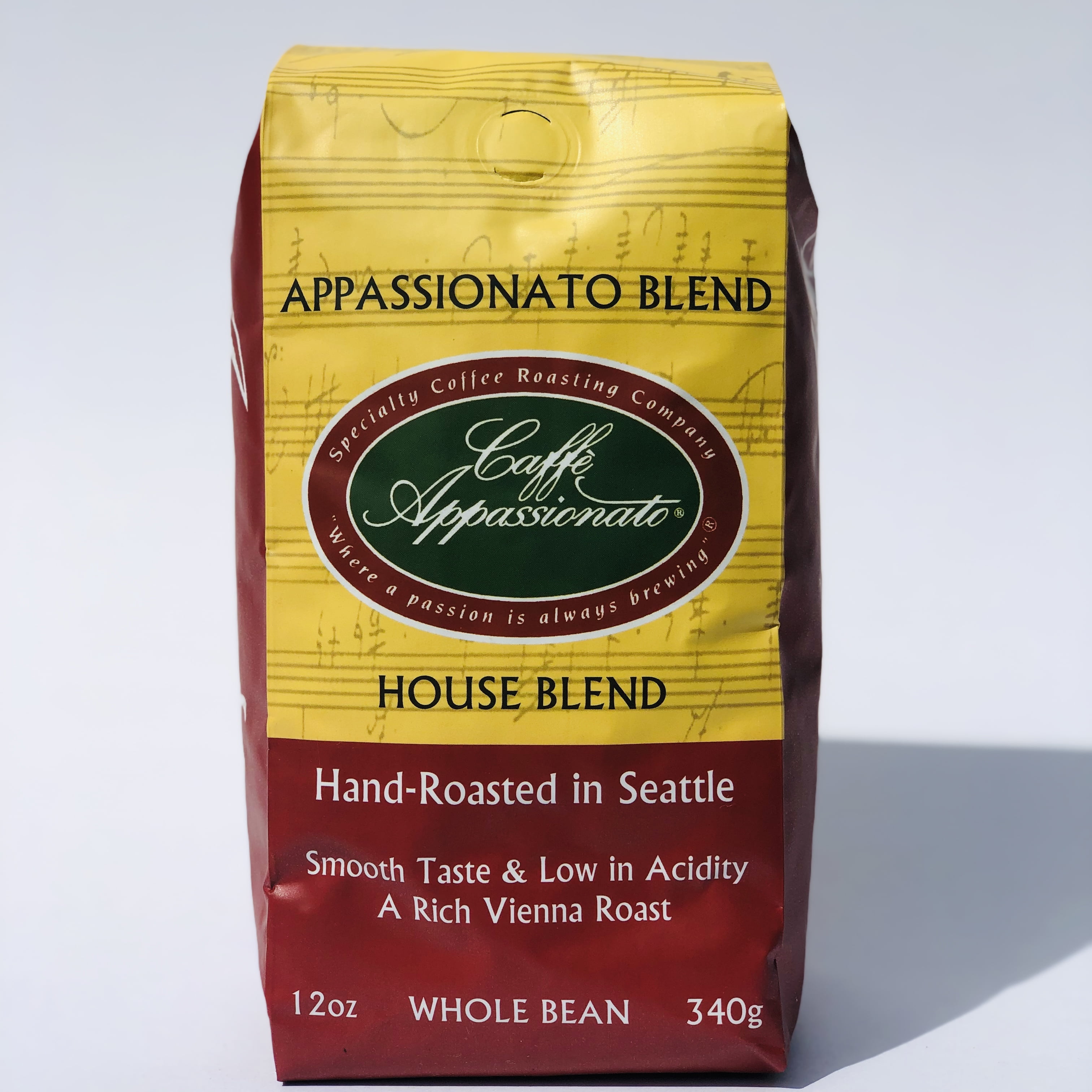 Caffe Appassionato Appassionato Blend, 12oz. Ground - Walmart.com
