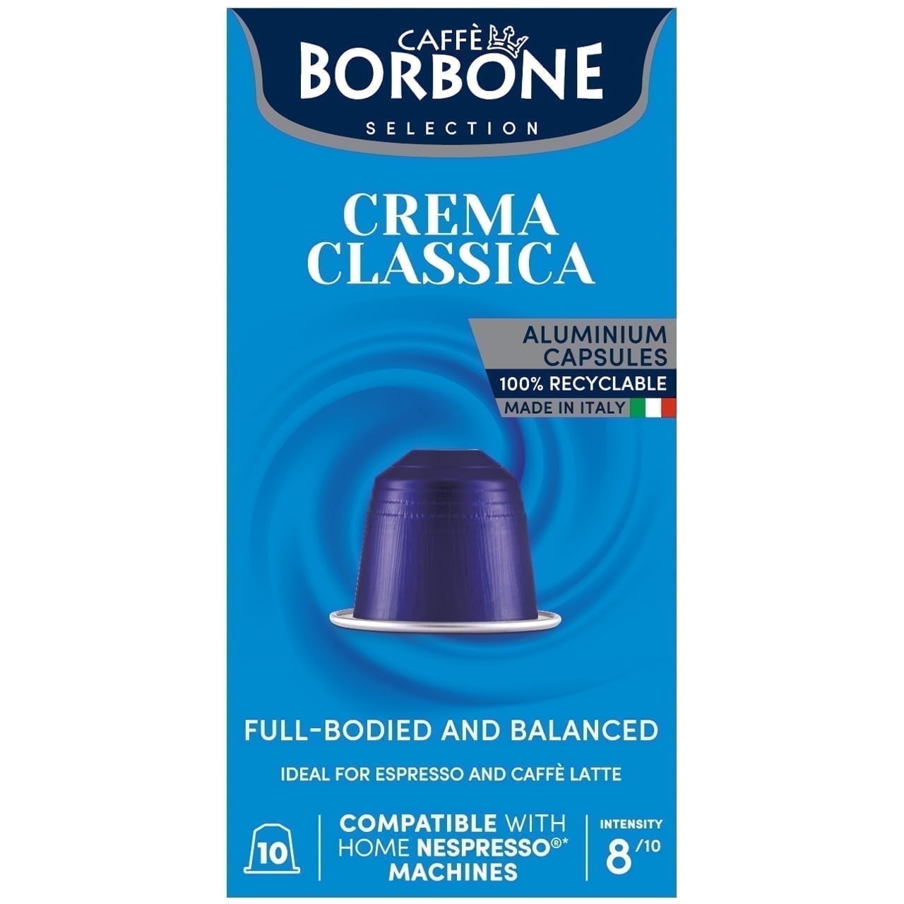 Caffè Borbone Crema Classica Medium Roast Aluminum Espresso Pods ...