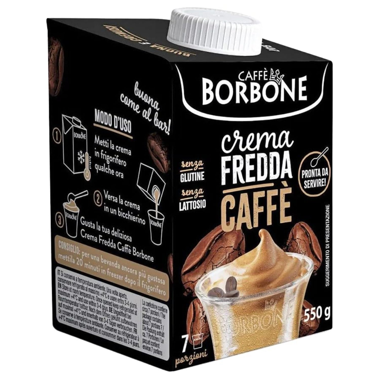 Caffe Borbone Cold Cream Coffee, Crema Fredda - Single Count (19 fl oz ...