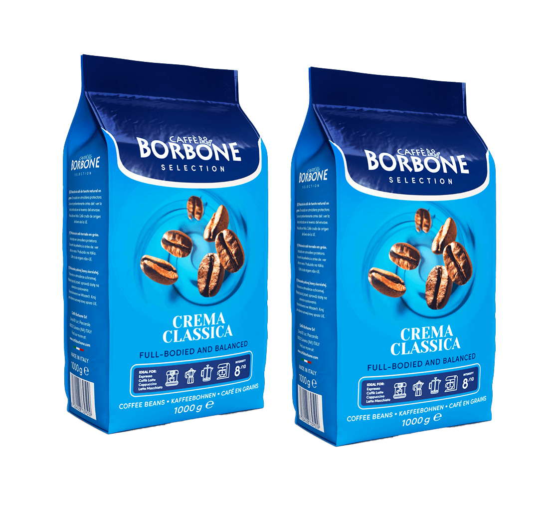 Caffe Borbone Whole Bean Coffee, Crema Classica, Medium Roast, Rich and ...