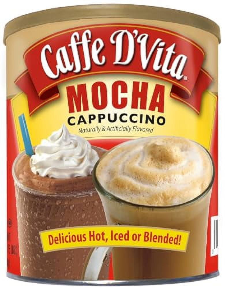 Caffe Dâ€™Vita Mocha Cappuccino Mix - Mocha Powder Mix, Instant ...