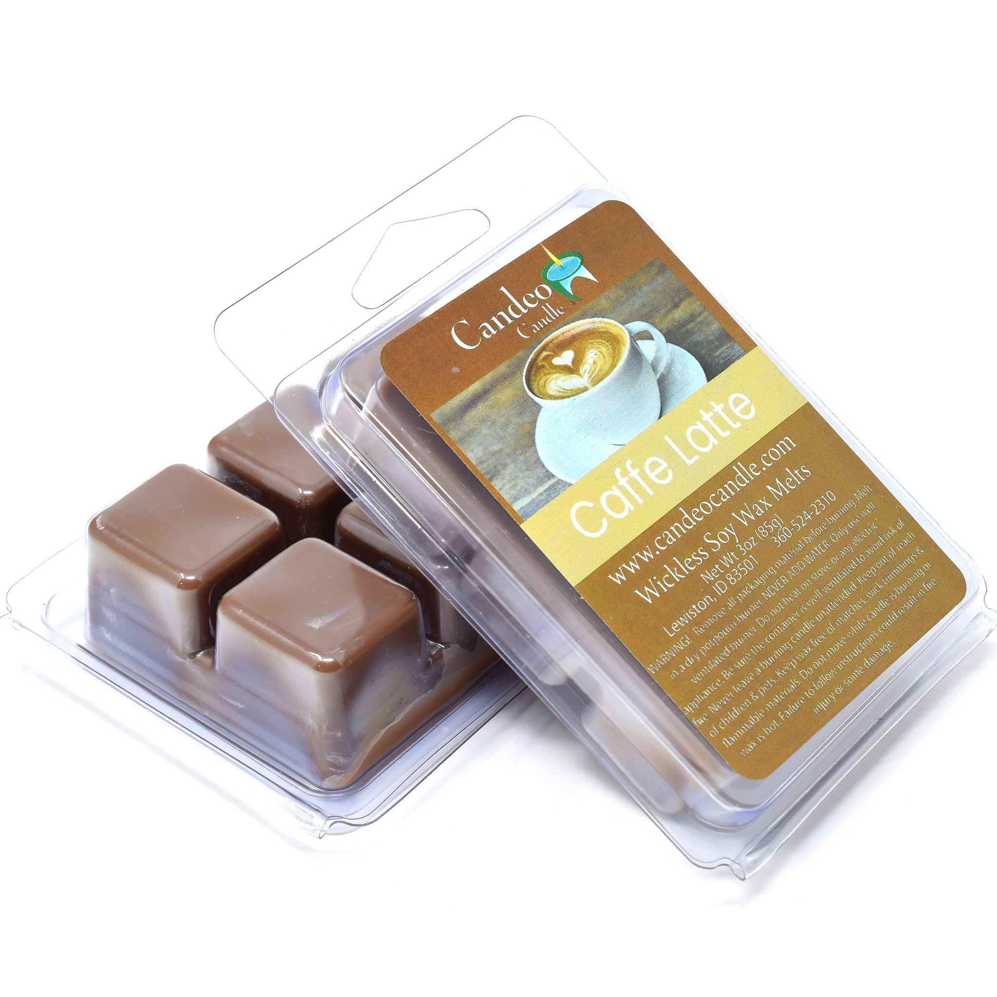 Caffe Latte, Soy Melt Cubes, 2-Pack - Walmart.com