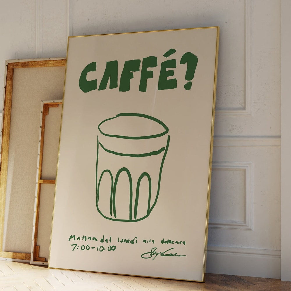 Caffe Poster, Coffee Poster, Retro Coffee Poster, Espresso Poster Print ...