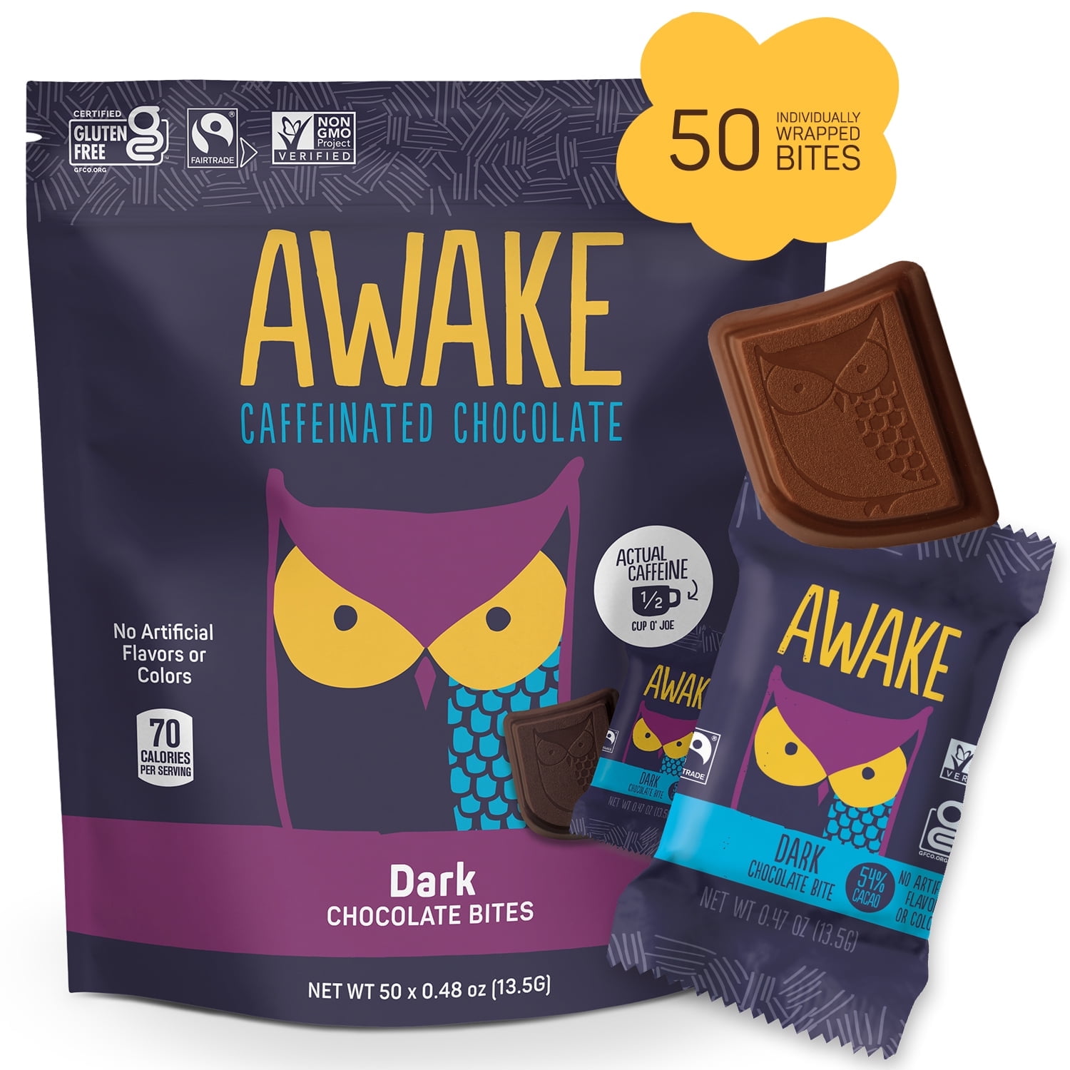 Caffeinated Chocolate Bites - Coffee Alternative - Low Calorie Snacks ...