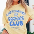 Caffeinated Moms Club Shirt Mama Tshirt Tired Moms Club Shirt Funny Mom ...