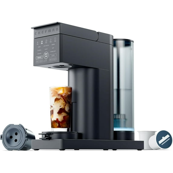 Caffeinator Single Serve Coffee Maker, Brew Kcups & Grounds, Drip ...