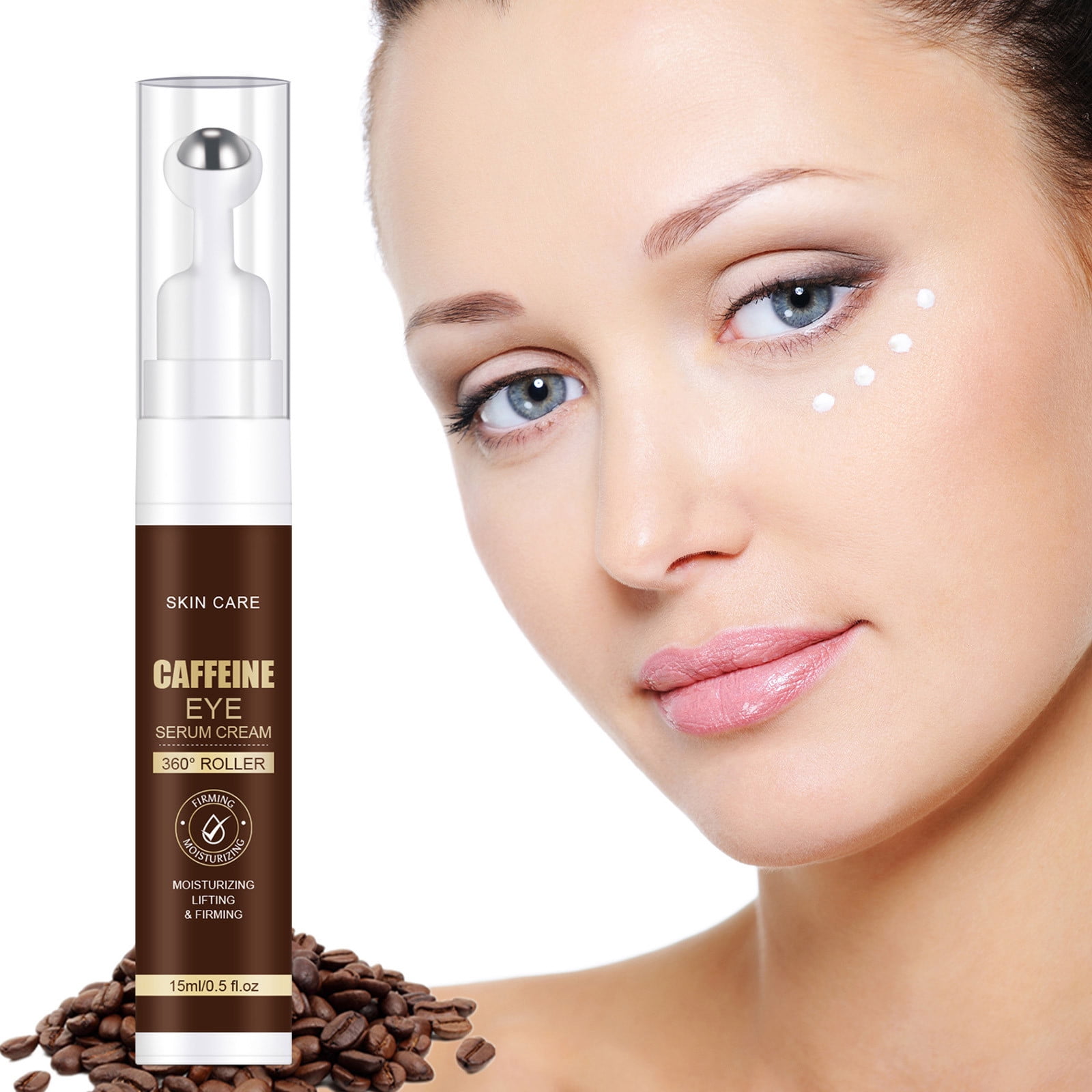 Caffeine Advanced Eye Serum And Under Eye Roller Cream For Dark Ciles ...