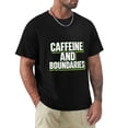 Caffeine And Boundaries Men's HD Print Classic Short Sleeve T-Shirts ...
