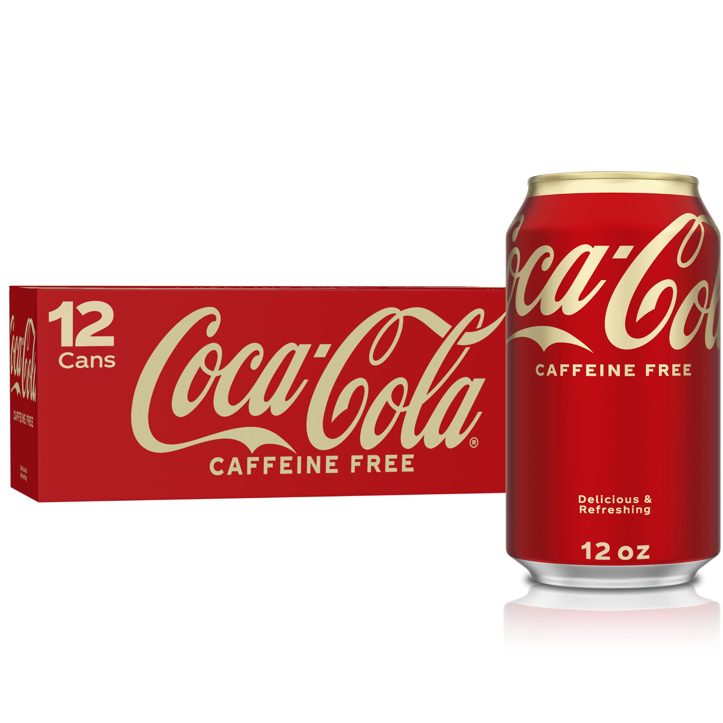Coca Cola Caffeine Free Soda, 12 Fl Oz Cans, 12 Pack - Walmart.com