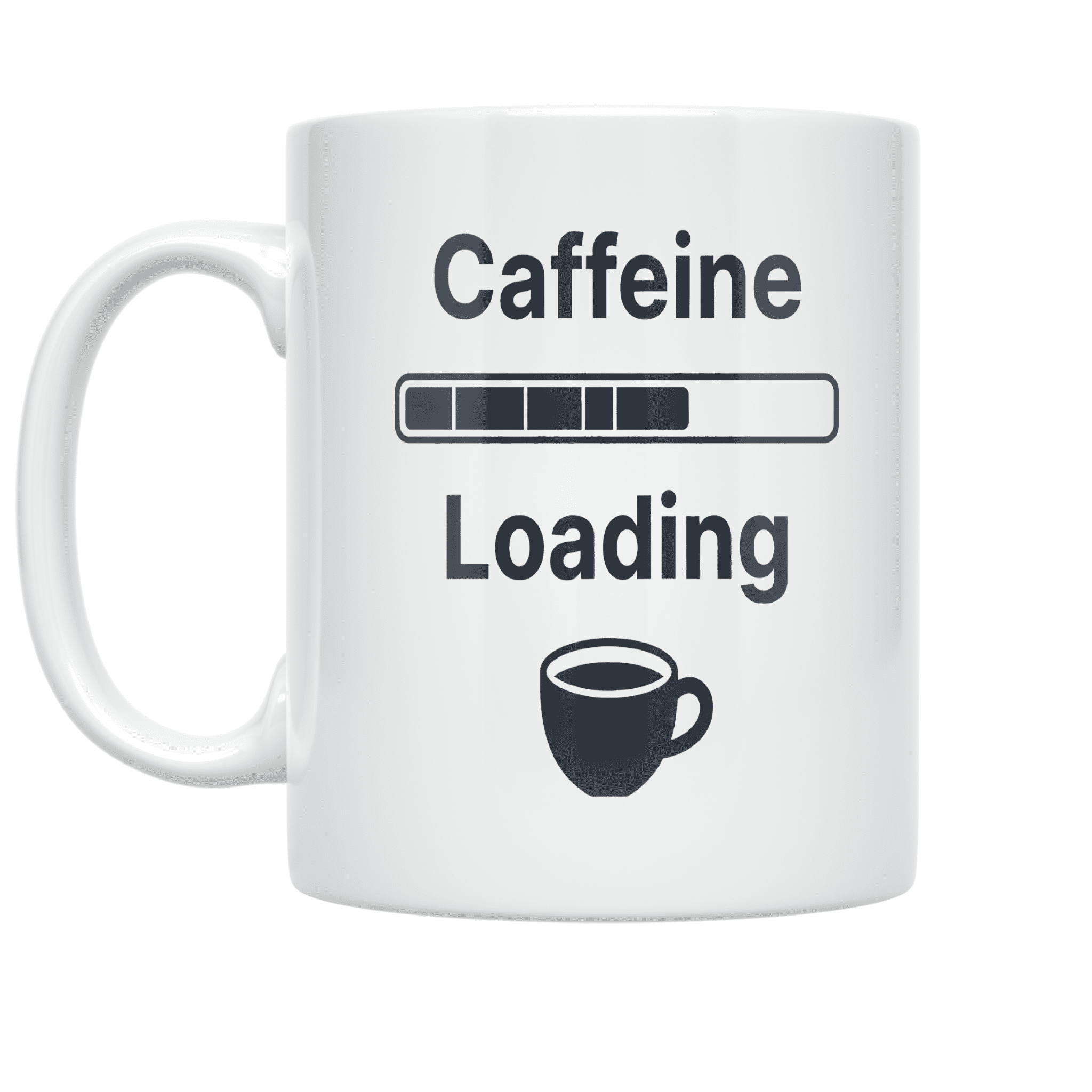 Caffeine Loading Progress Bar Design - Coffee Enthusiast - 11 oz ...