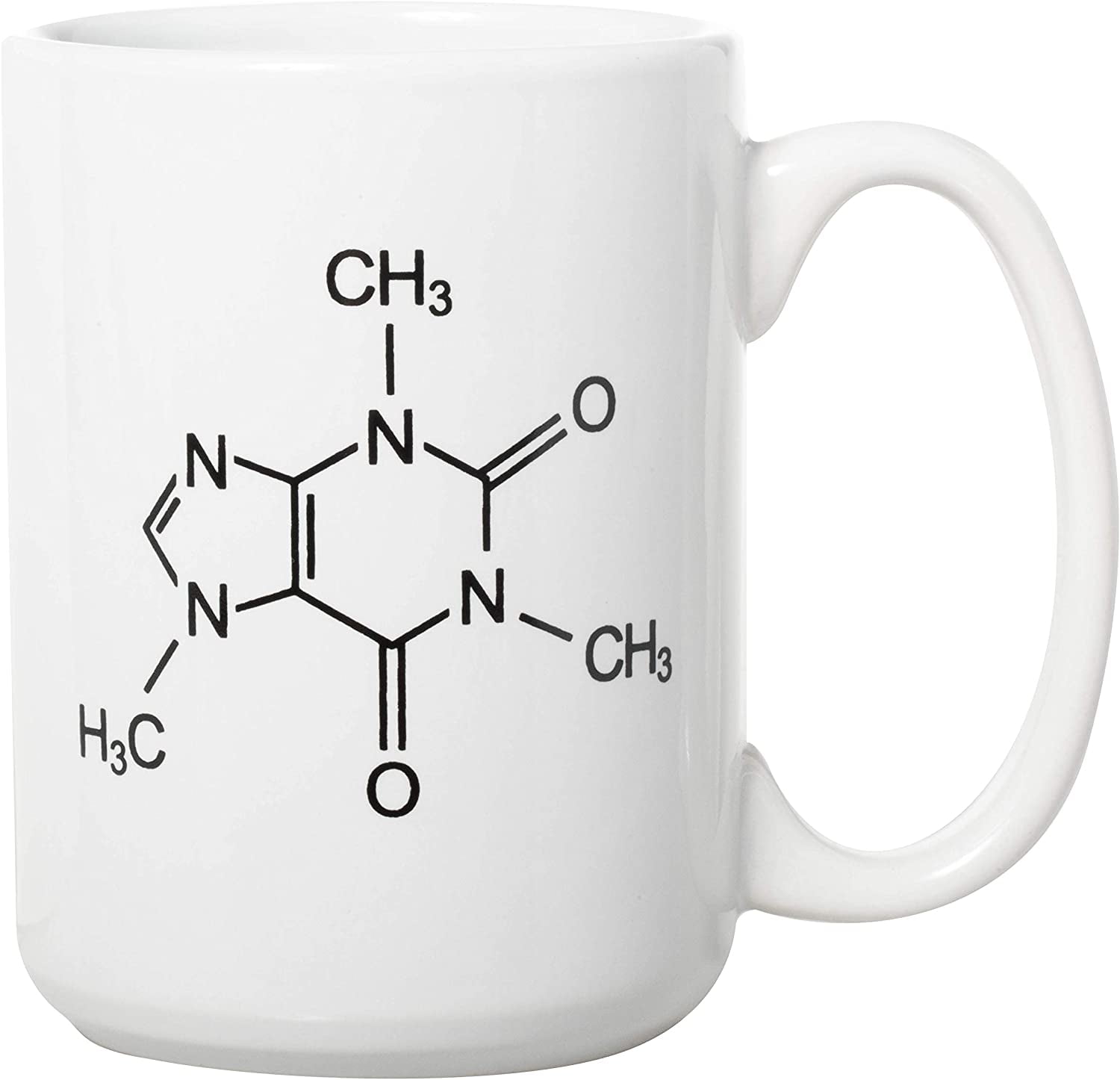 Caffeine Molecule/Chemistry Science Mug Funny Mug for any Caffeine ...